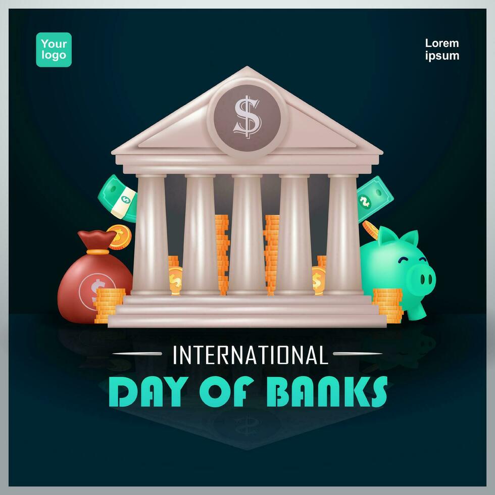 International Day Of Banks Vector Art, Icons, and Graphics for Free Download