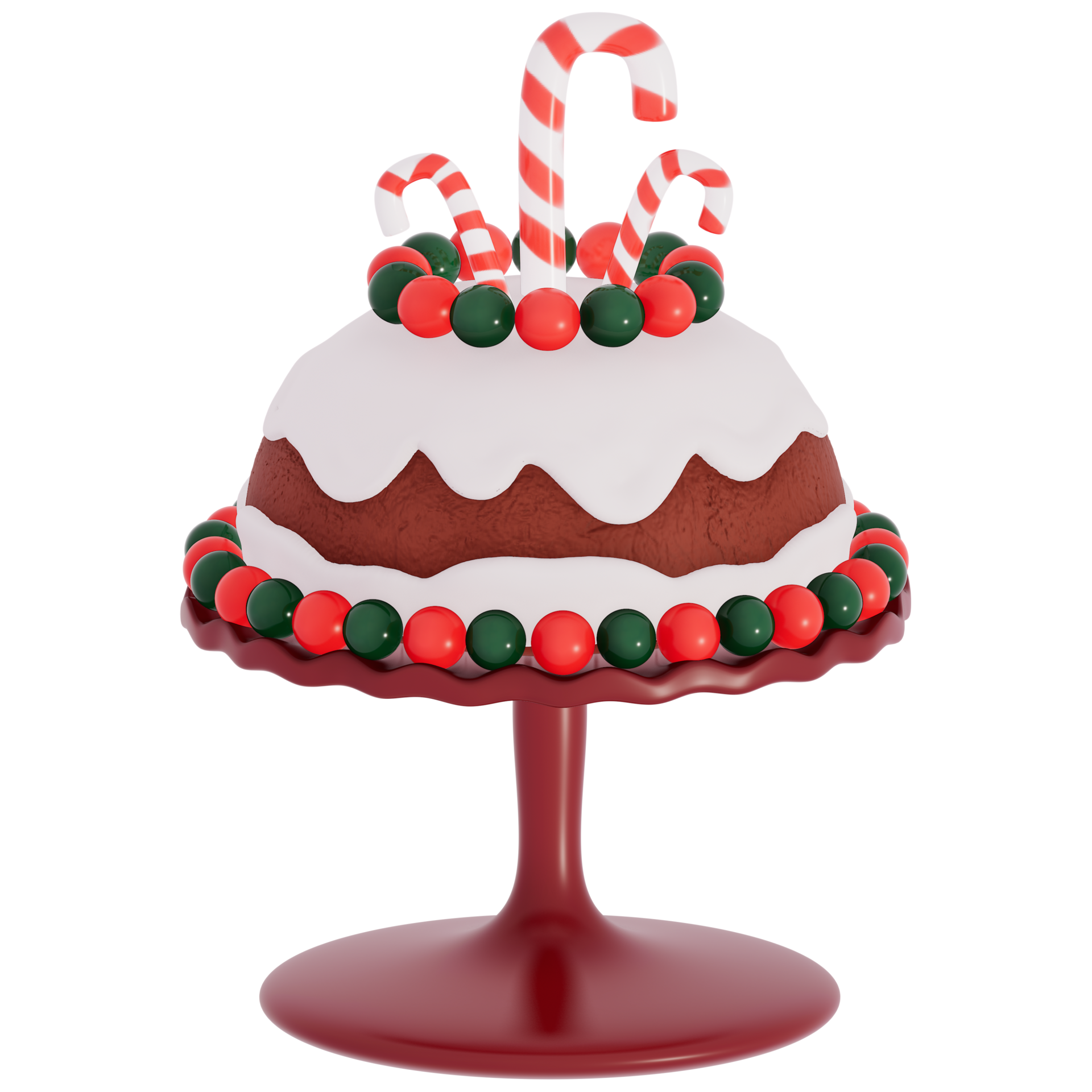 Christmas Dessert 3D Christmas Tree Cake Festive Dessert Clipart christmas-dessert-3d-christmas-tree-cake-festive-dessert-clipart