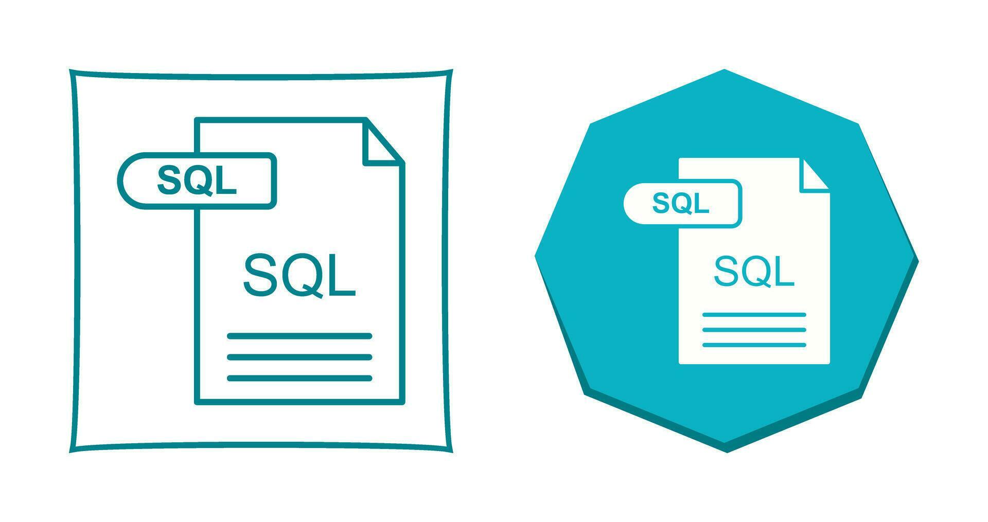 SQL Vector Icon 33962906 Vector Art at Vecteezy