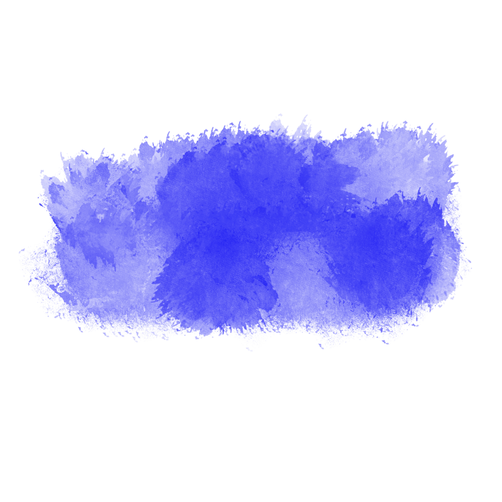 Blue Watercolor Brush Stroke 34002208 PNG
