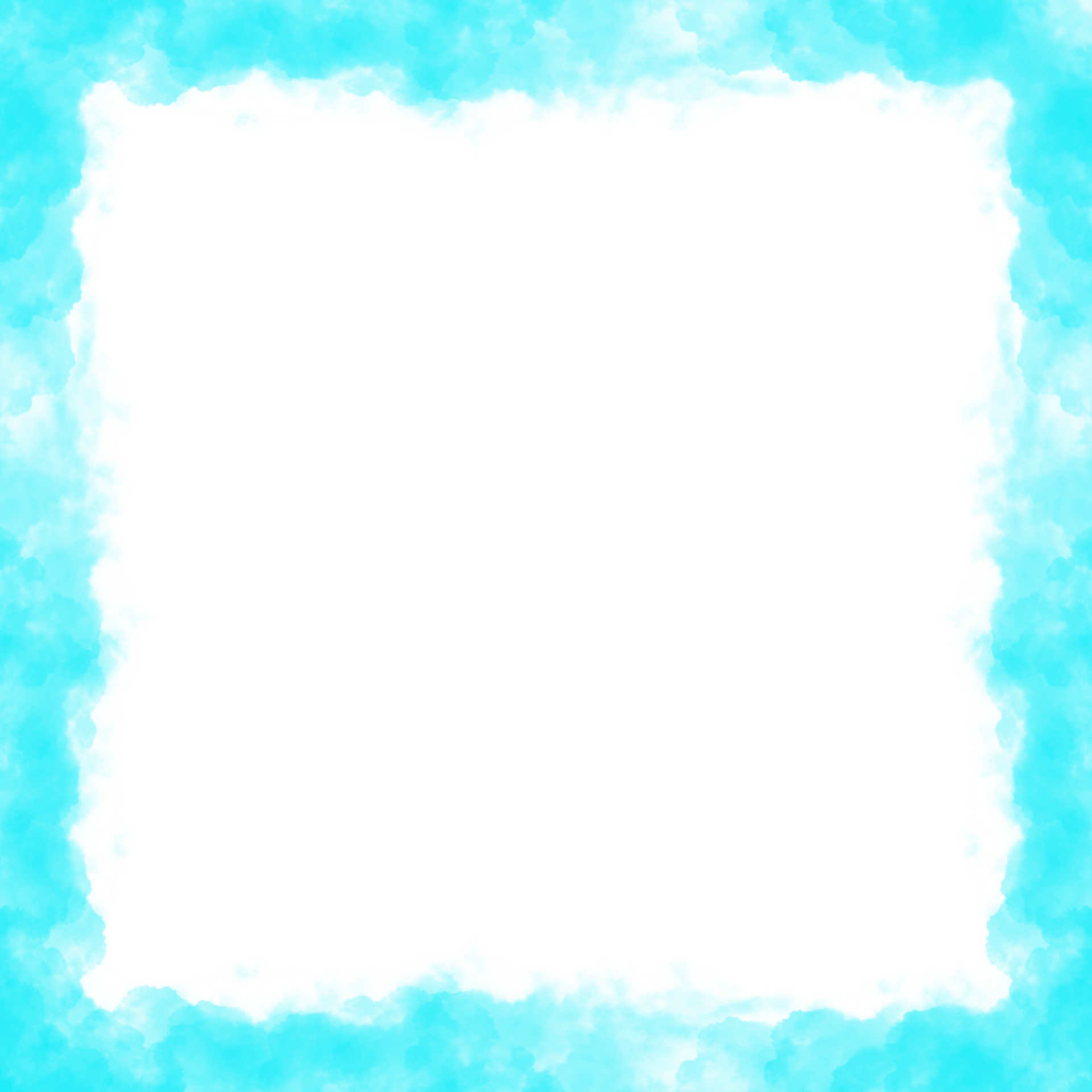 Abstract Cyan Fog Frame 34002671 Png