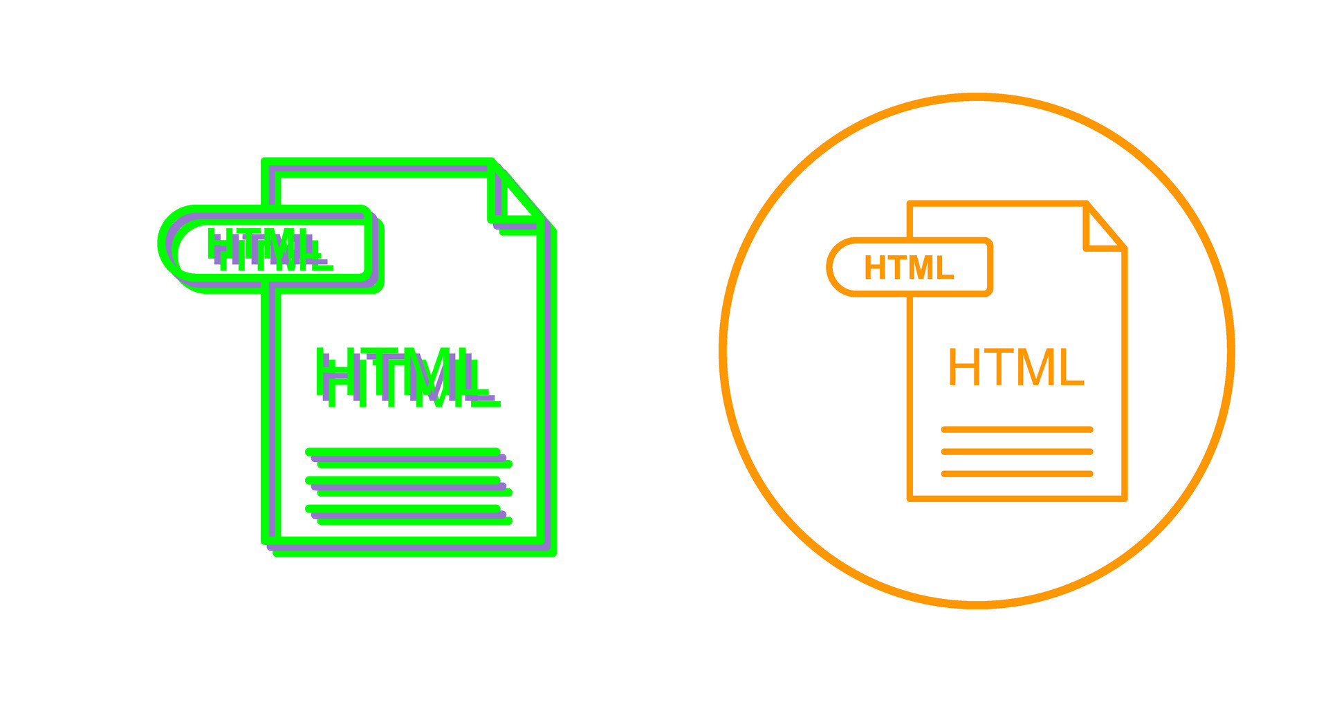 Html Vector Icon 34007671 Vector Art At Vecteezy