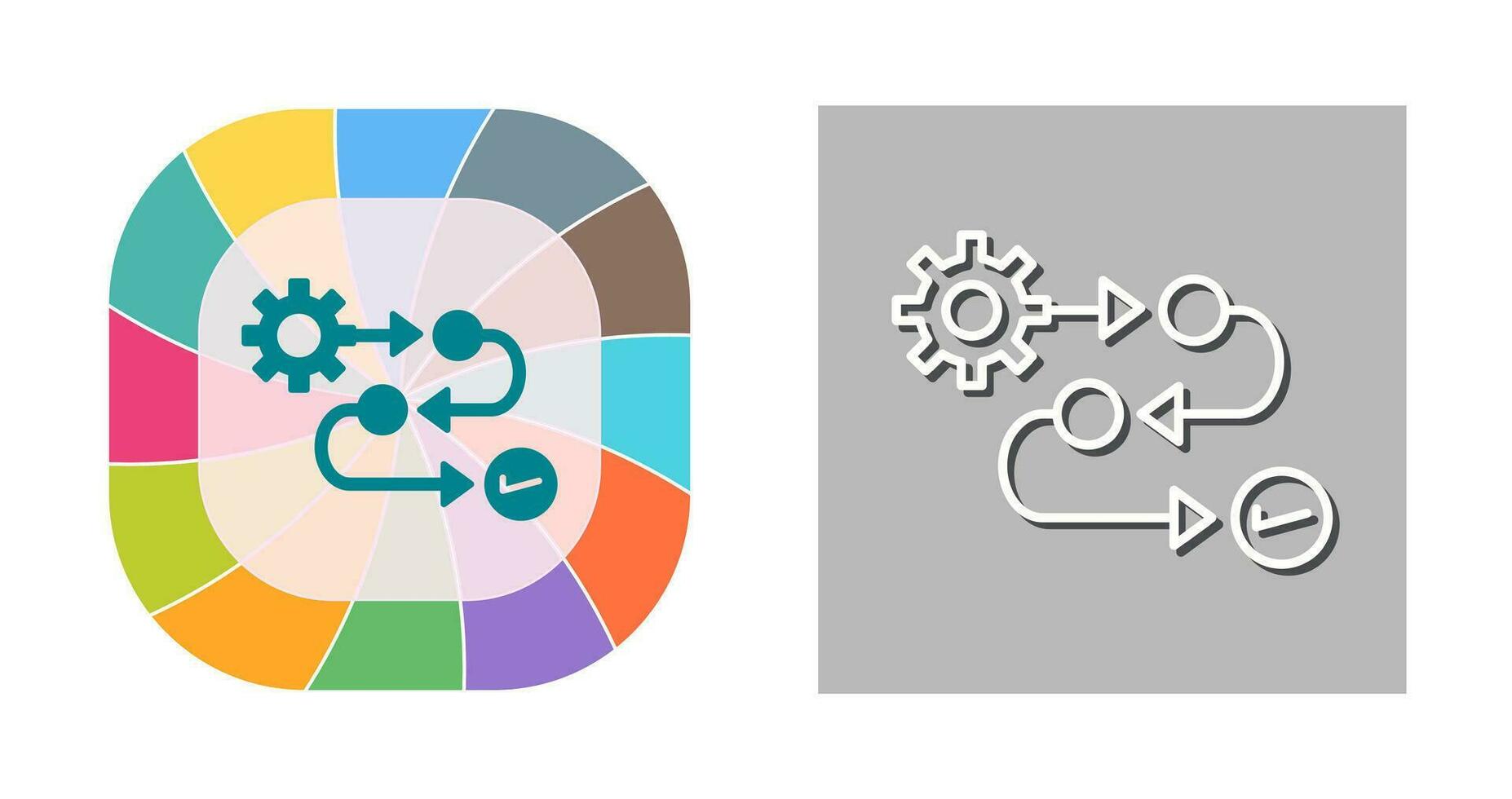 icono de vector de proceso 34017865 Vector en Vecteezy