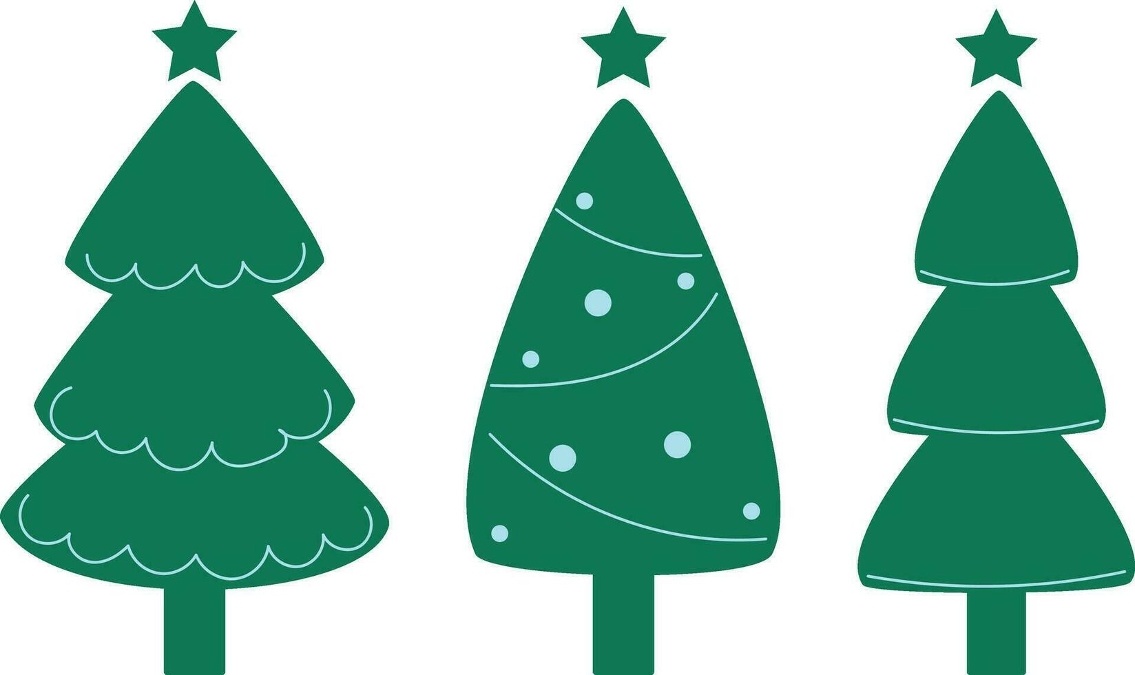 Vector Christmas trees 34028255 Vector Art at Vecteezy