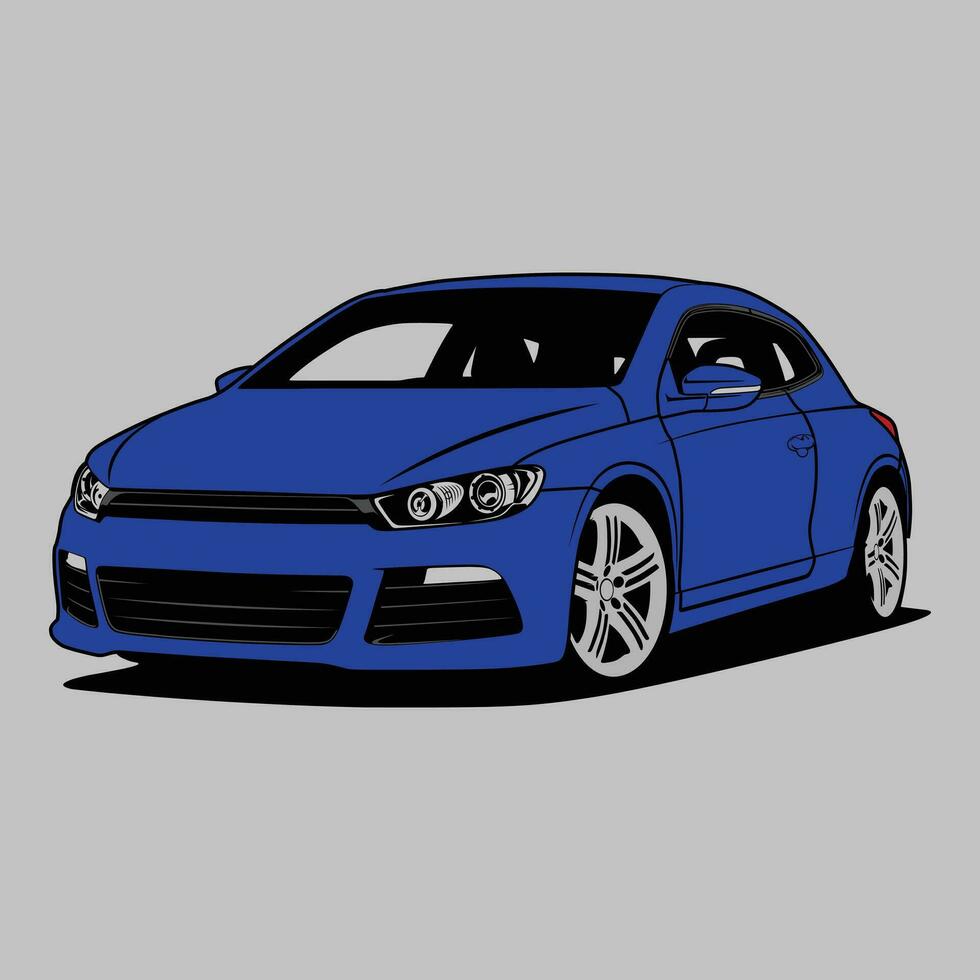 Perspective view car vector illustration for conceptual design 34028901 ...