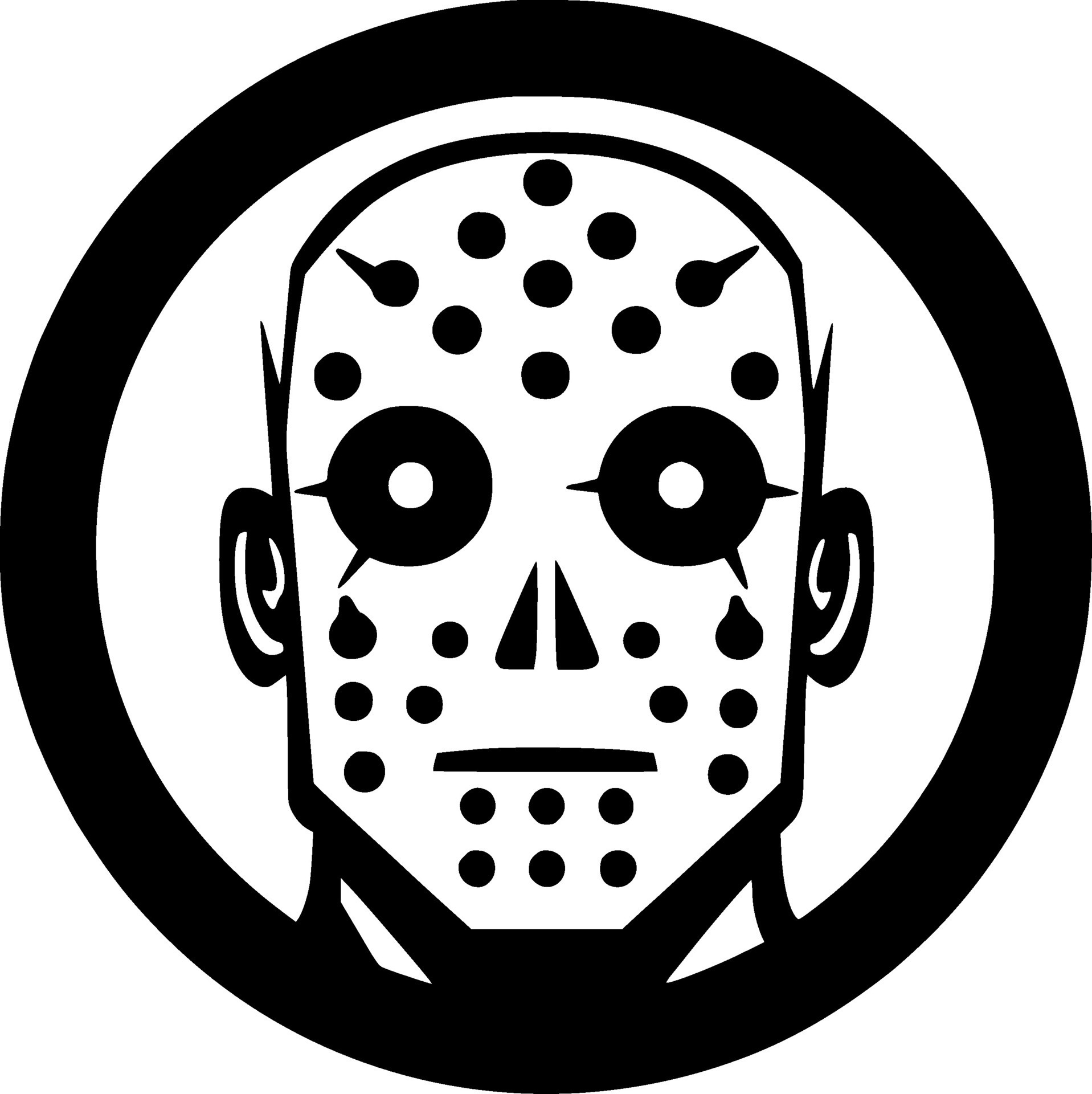 Horror, Black and White Vector illustration 34029193 Vector Art at Vecteezy