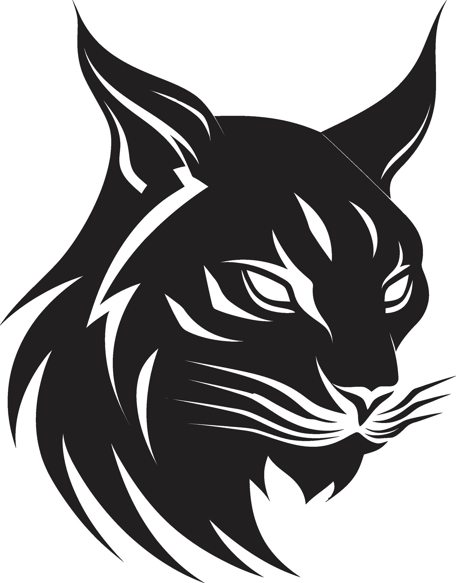 Icon of the Wilderness Lynx Vector Logo Grace and Power Black Lynx ... Icon of the Wilderness Lynx Vector Logo Grace and Power Black Lynx ...