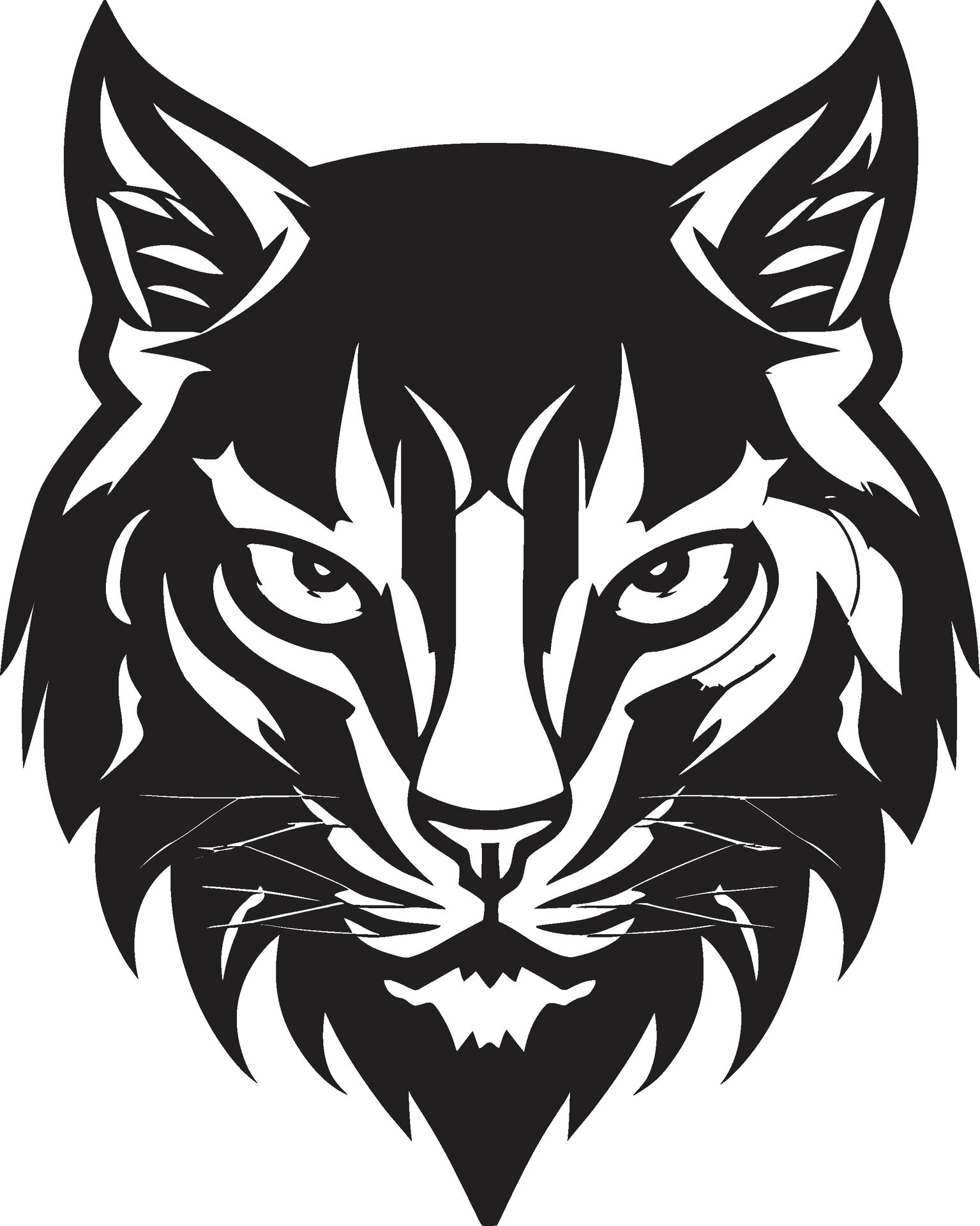 Iconic Stalker Majesty Monochrome Design Stealthy Hunter Black Lynx ... Iconic Stalker Majesty Monochrome Design Stealthy Hunter Black Lynx ...