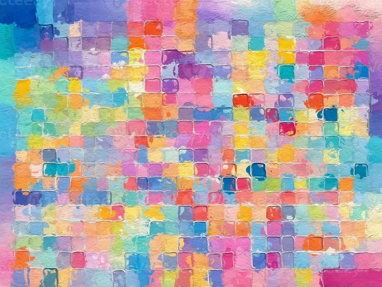 colorful background with squares and patterns 34037812 Stock Photo at ...