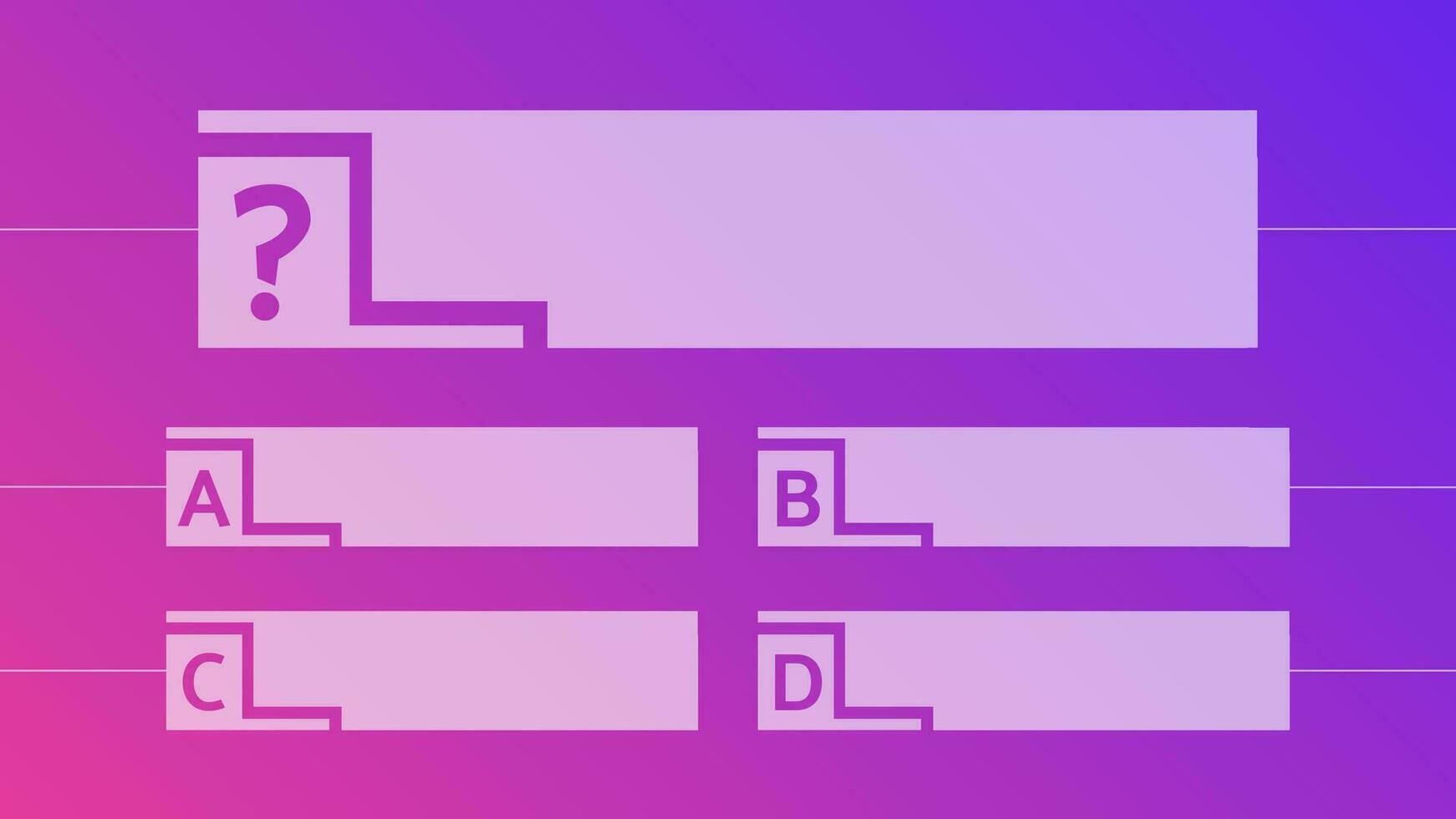 Multiple choice quiz template 34048319 Vector Art at Vecteezy Multiple choice quiz template 34048319 Vector Art at Vecteezy