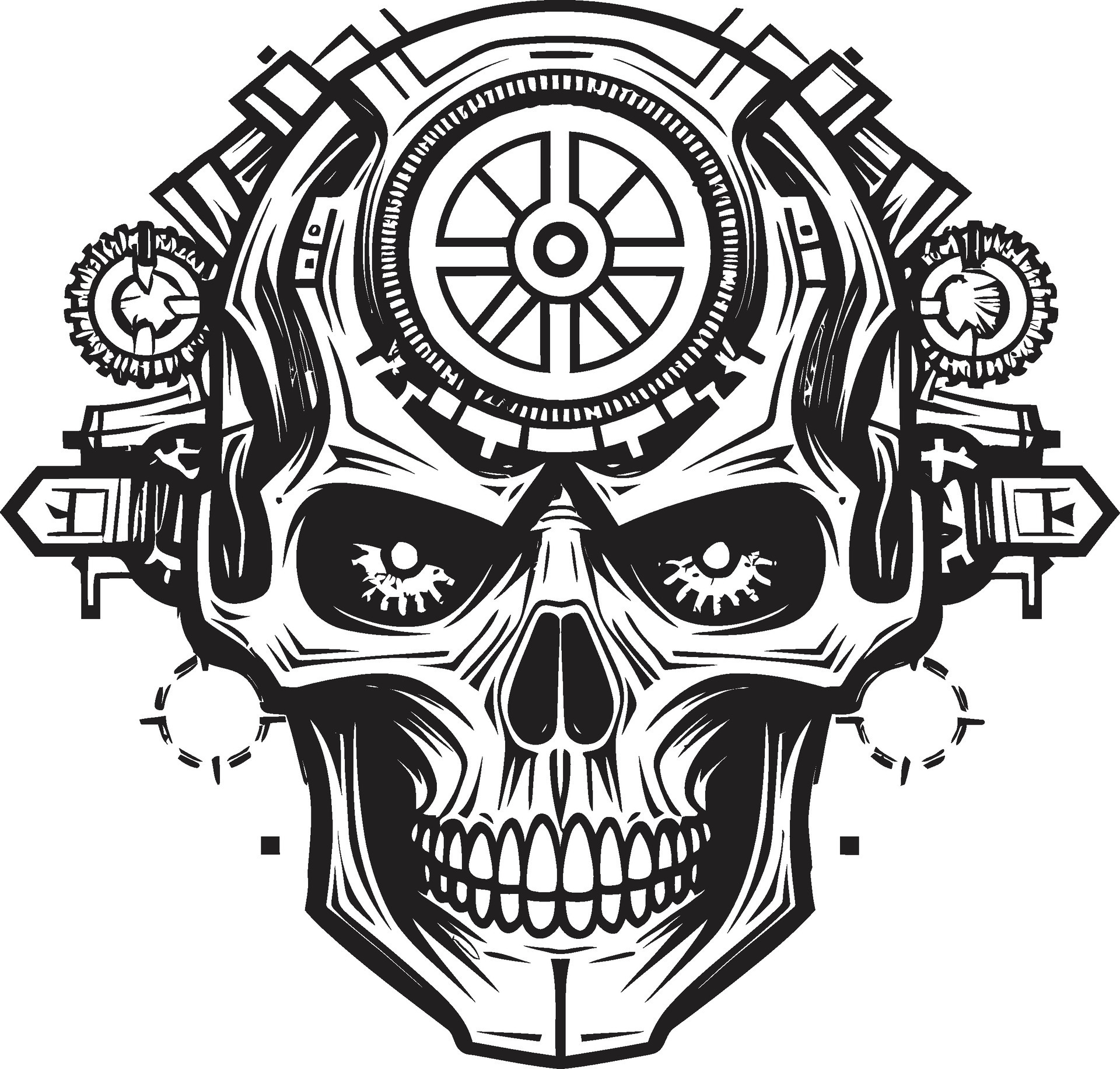 Futuristic Mechanical Skull Design A Cyberpunk Dream Abstract Techno ... Futuristic Mechanical Skull Design A Cyberpunk Dream Abstract Techno ...