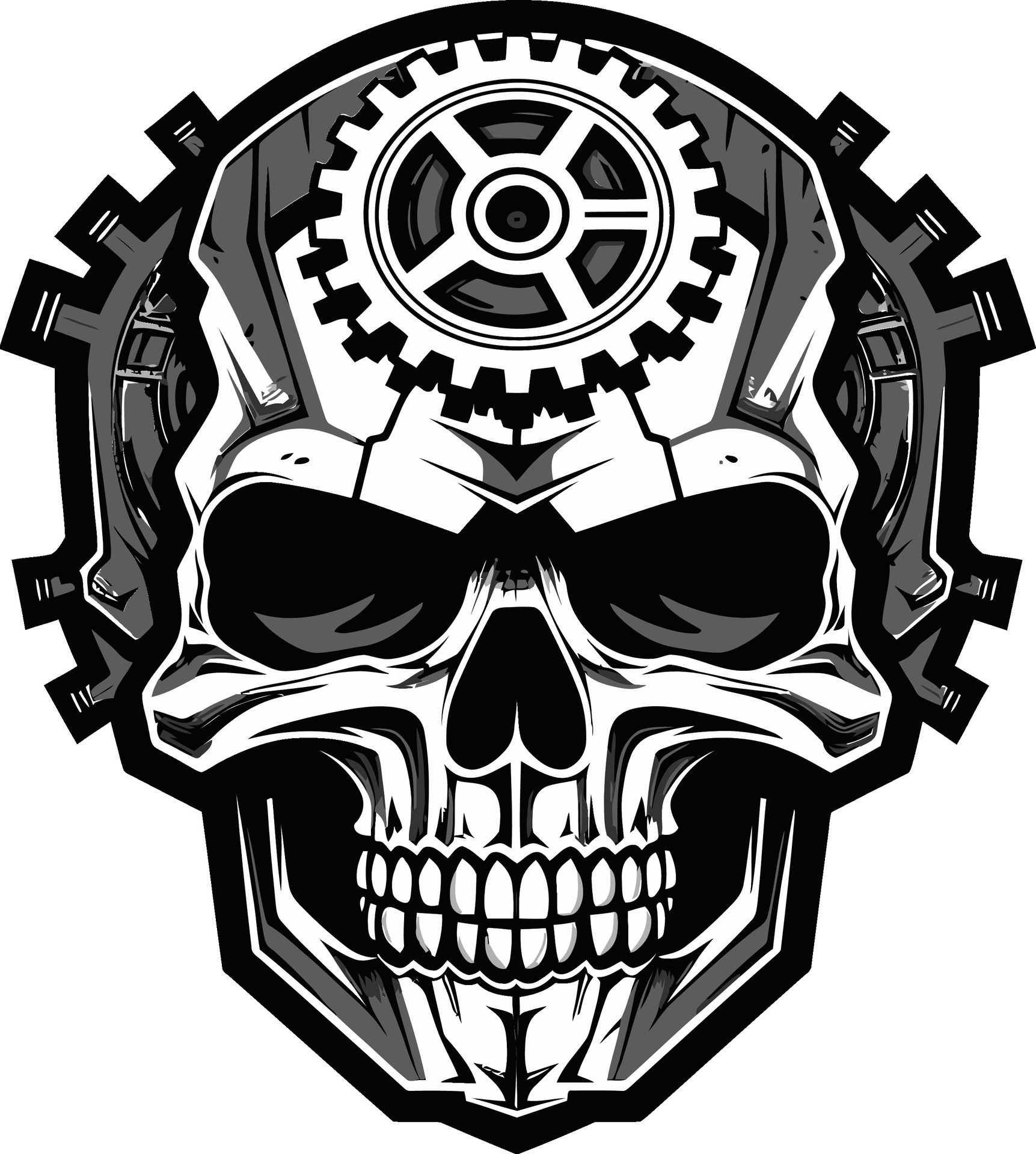 Abstract Techno Skull A Symphony of Engineering Vector Artistry The ... Abstract Techno Skull A Symphony of Engineering Vector Artistry The ...