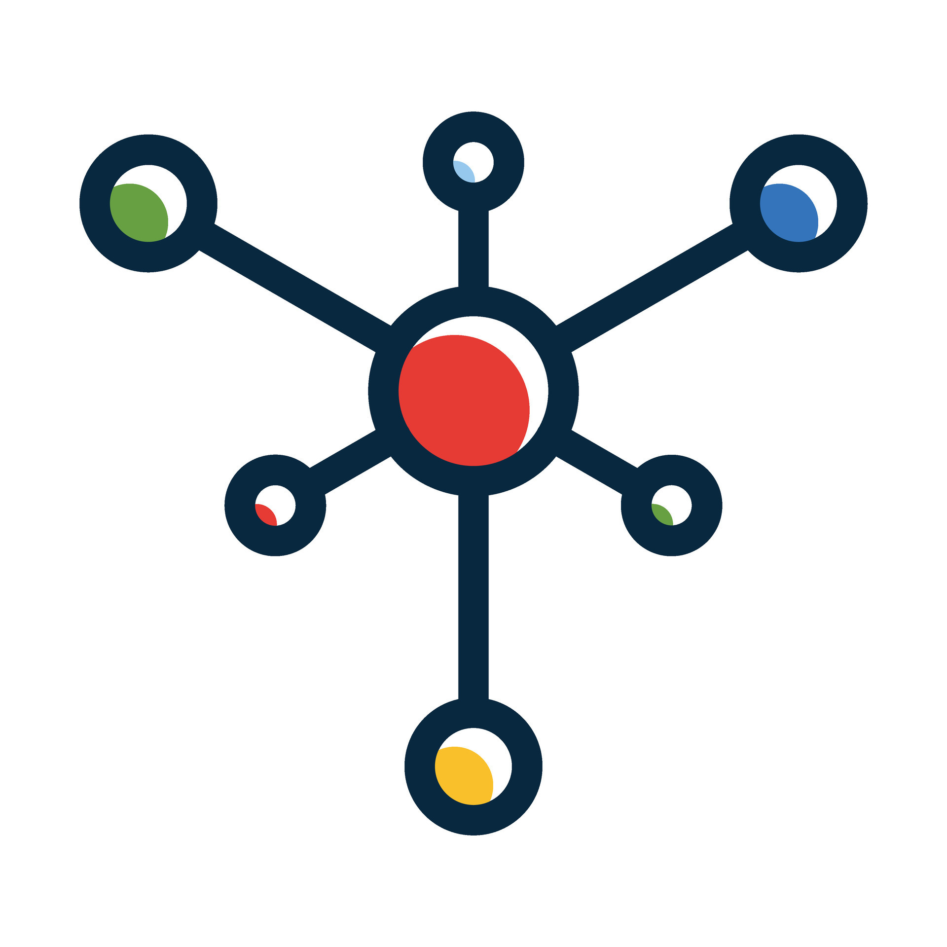 Network Vector Thick Line Filled Dark Colors 34067090 Vector Art at Vecteezy