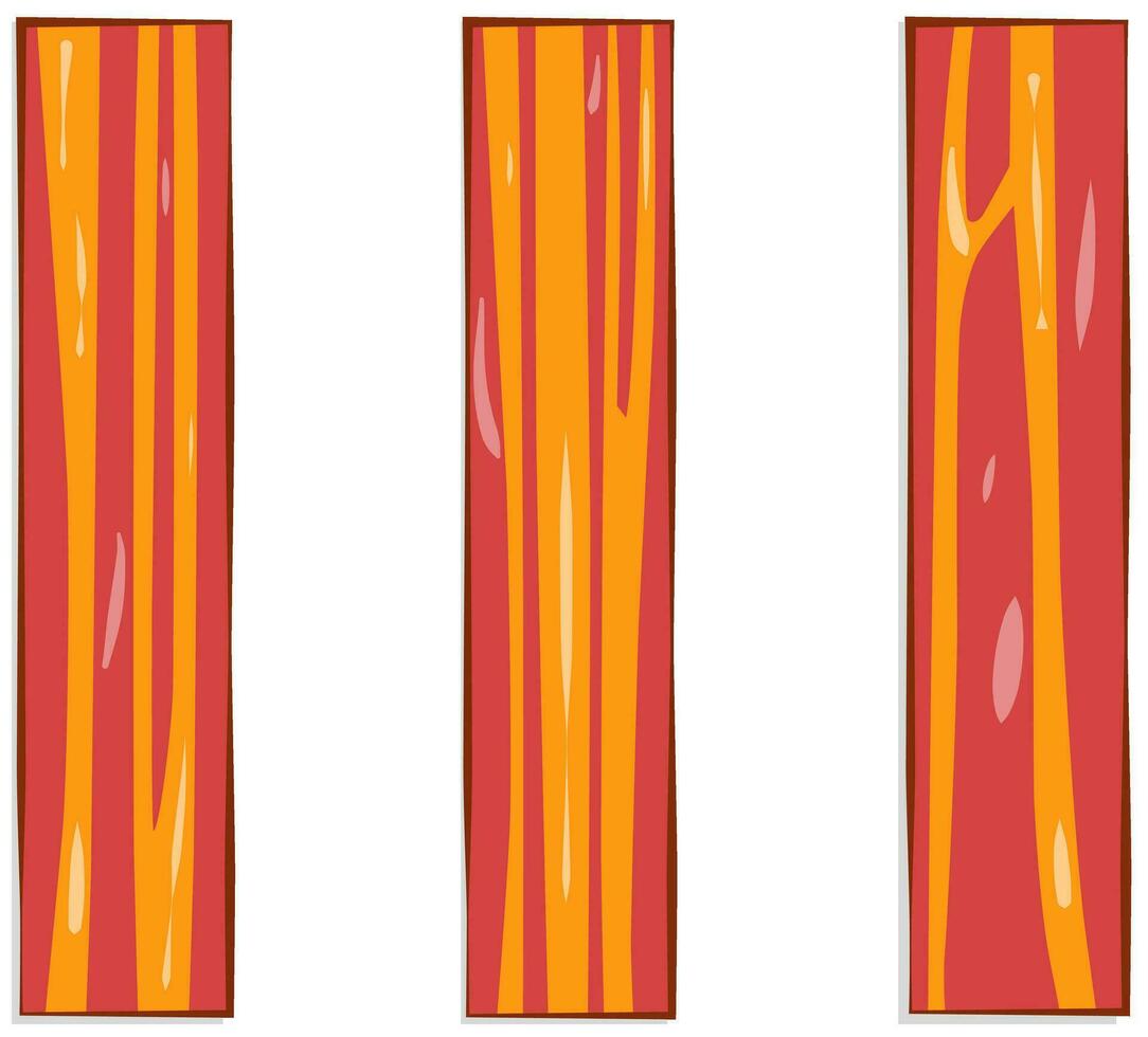 Smoked bacon sliced streaky cooked crispy straight flat design 34077138 ... Smoked bacon sliced streaky cooked crispy straight flat design 34077138 ...