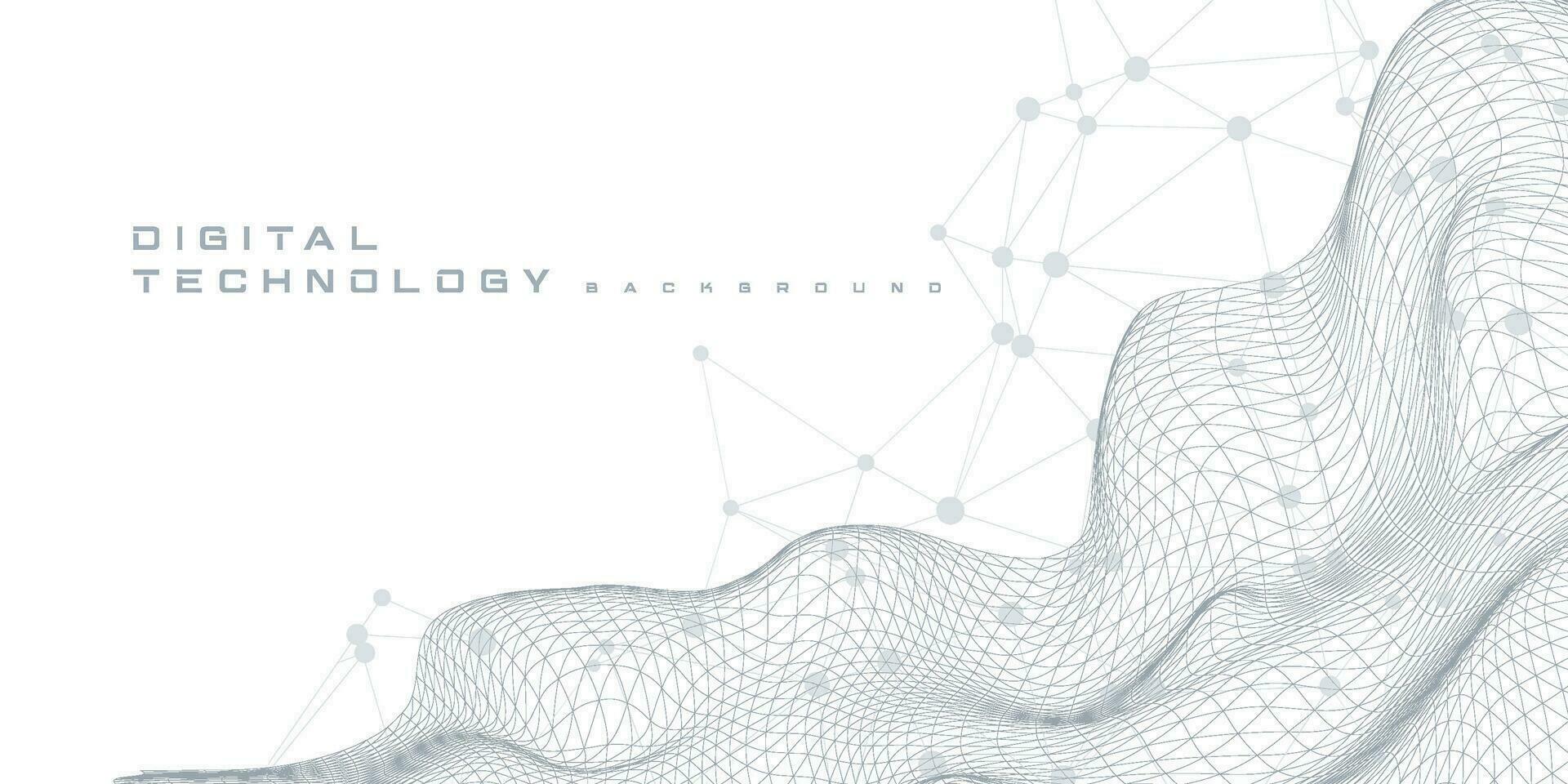 Digital Technology Futuristic Internet Network Speed Connection White Background Cyber Nano