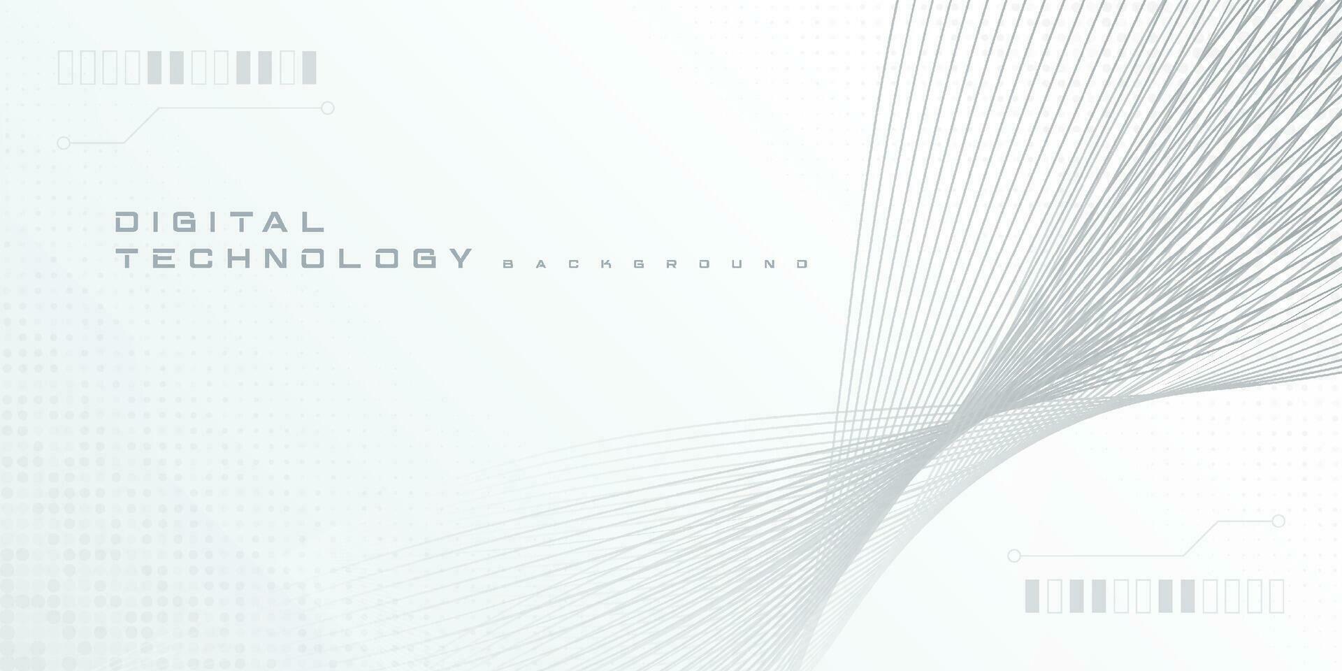 Digital Technology Futuristic Internet Network Speed Connection White Background Cyber Nano