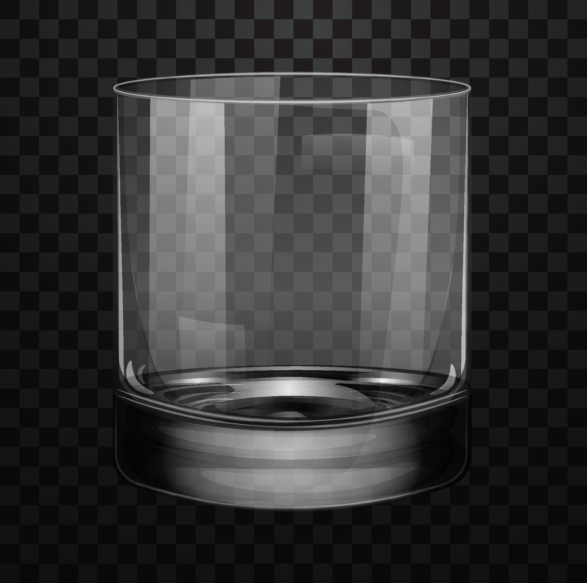Realistic Empty Whiskey Glass 34089841 Vector Art At Vecteezy