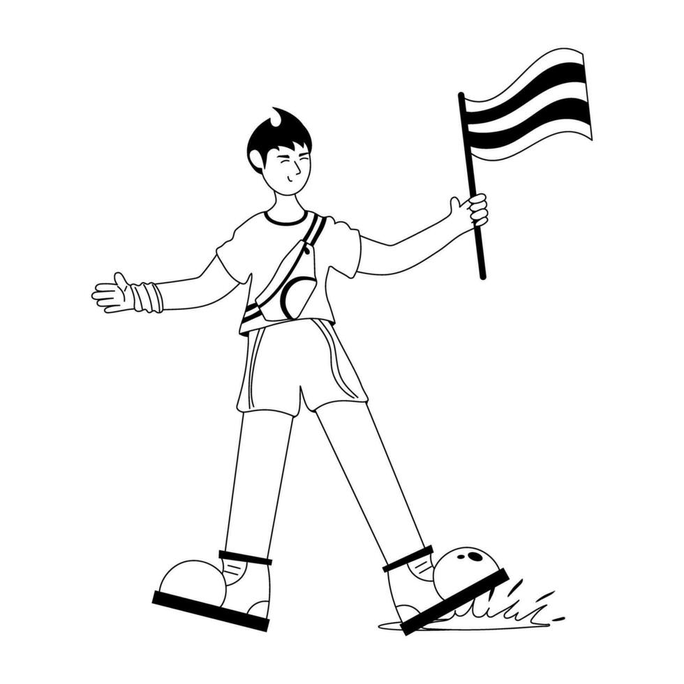 Trendy Pride Flag 34091243 Vector Art At Vecteezy