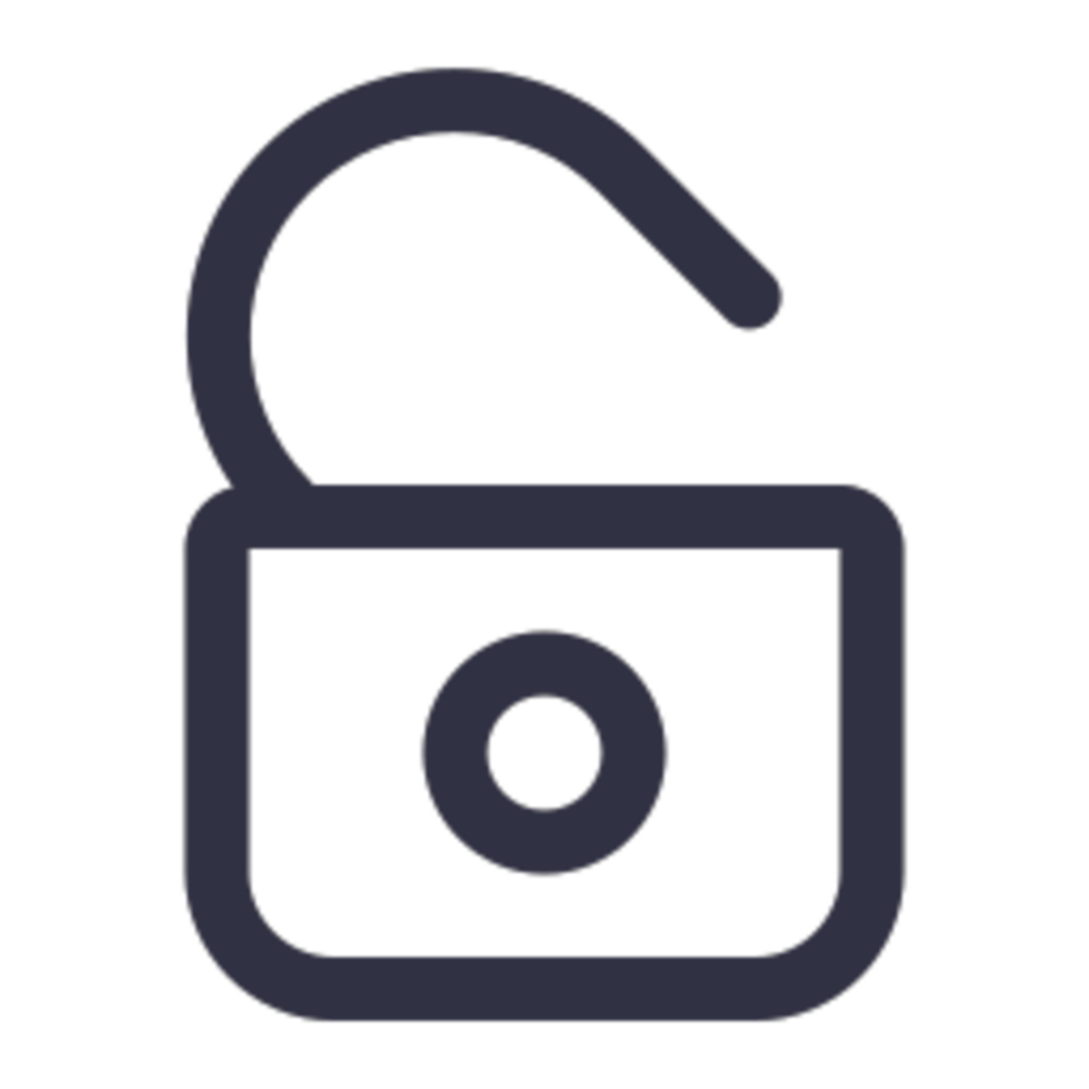 unlock icon design 34098374 PNG