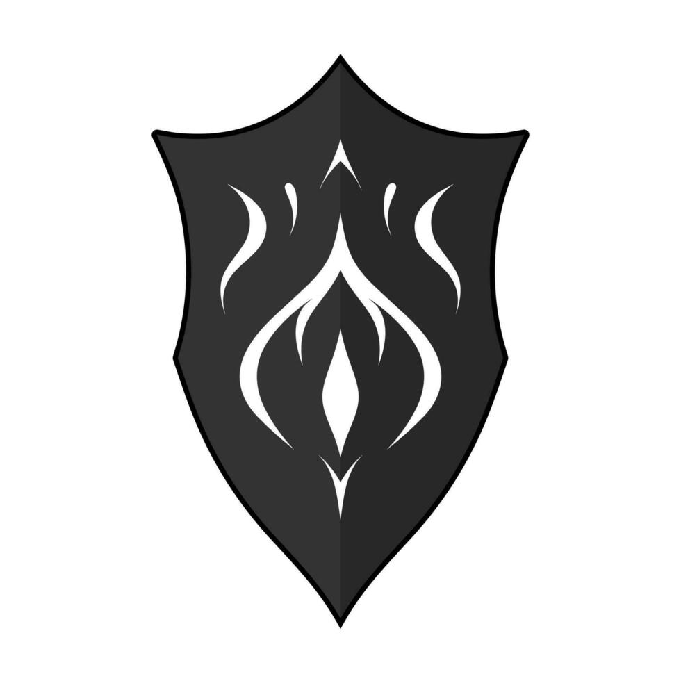 Shield silhouette vector. 34104097 Vector Art at Vecteezy Shield silhouette vector. 34104097 Vector Art at Vecteezy