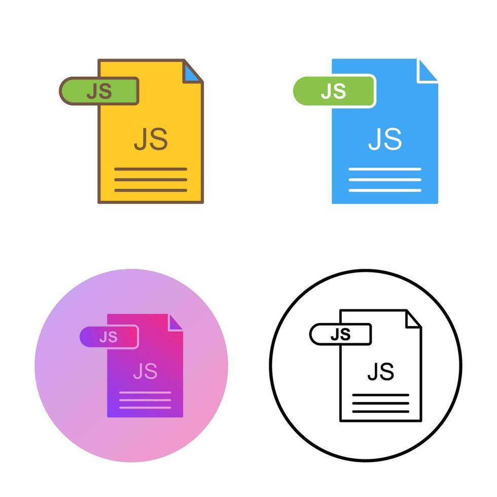 JS Vector Icon 34107336 Vector Art at Vecteezy