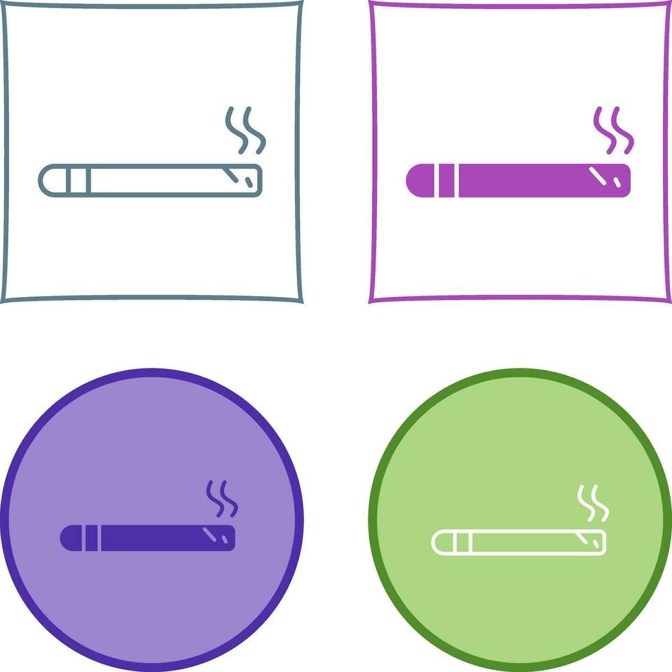 CIgar Vector Icon 34108310 Vector Art at Vecteezy