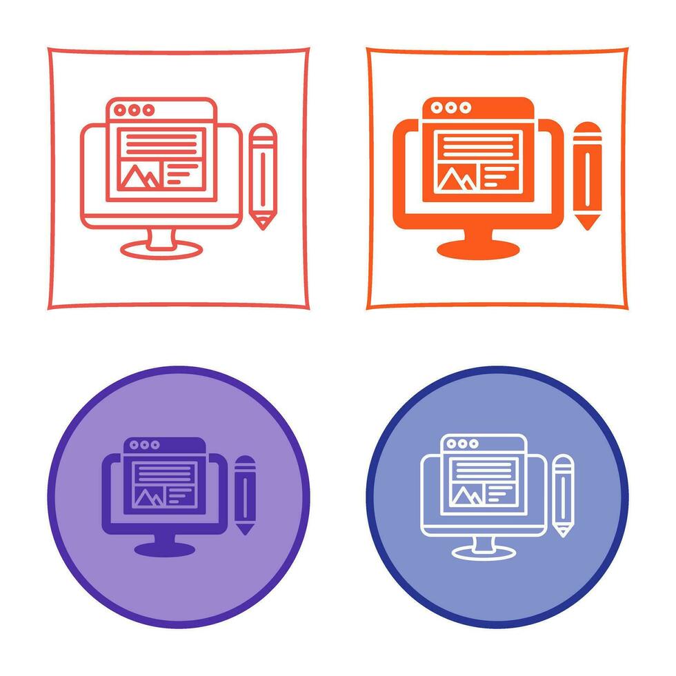 Web Design Vector Icon 34111843 Vector Art at Vecteezy