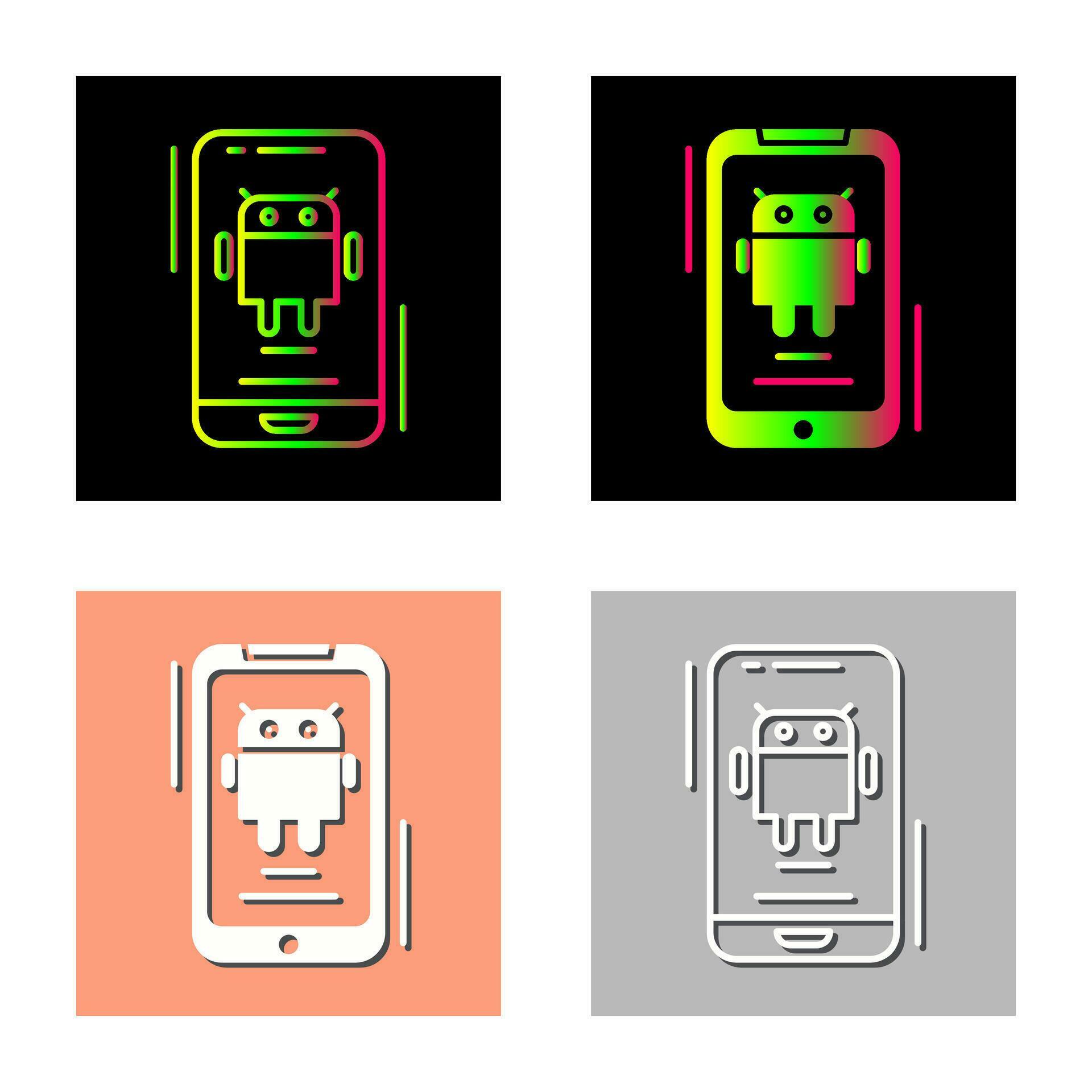 Android Vector Icon 34112794 Vector Art at Vecteezy
