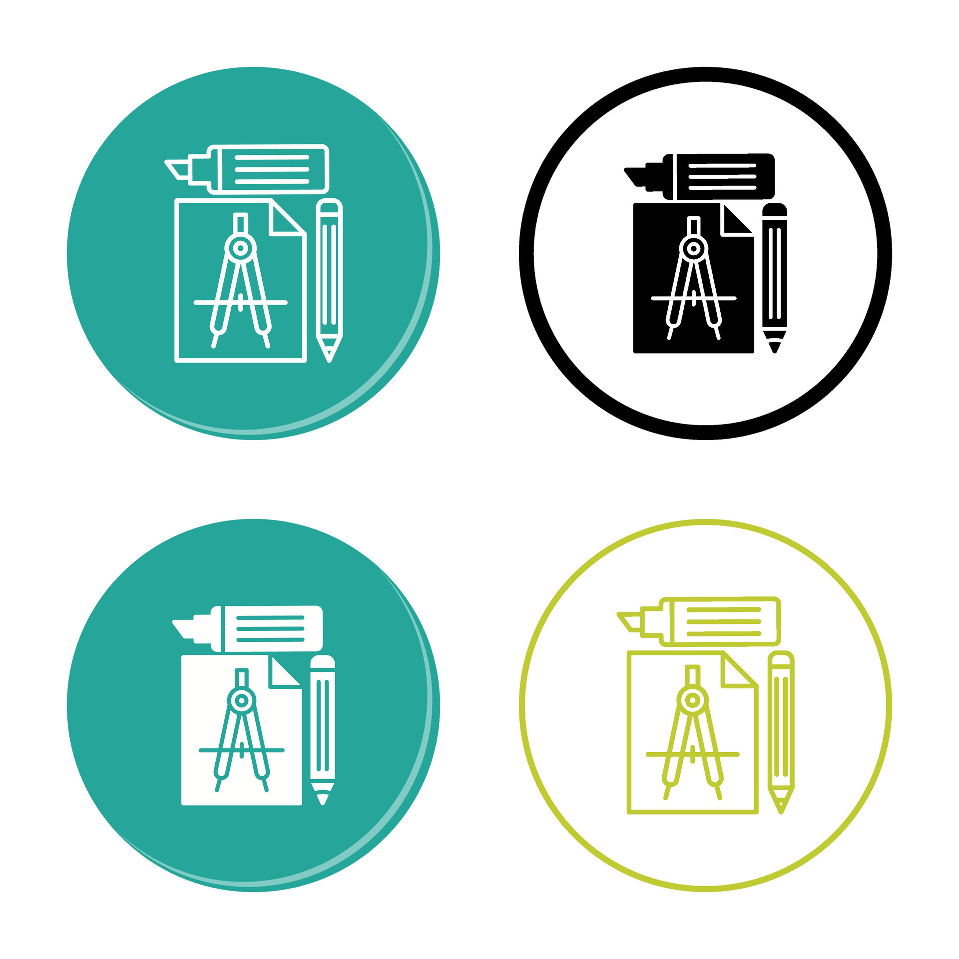 Study Tools Vector Icon 34113524 Vector Art at Vecteezy