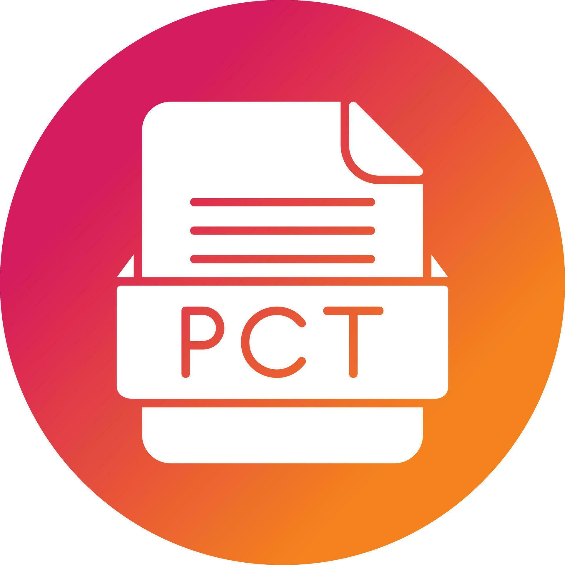 Pct File Format Vector Icon 34117342 Vector Art At Vecteezy