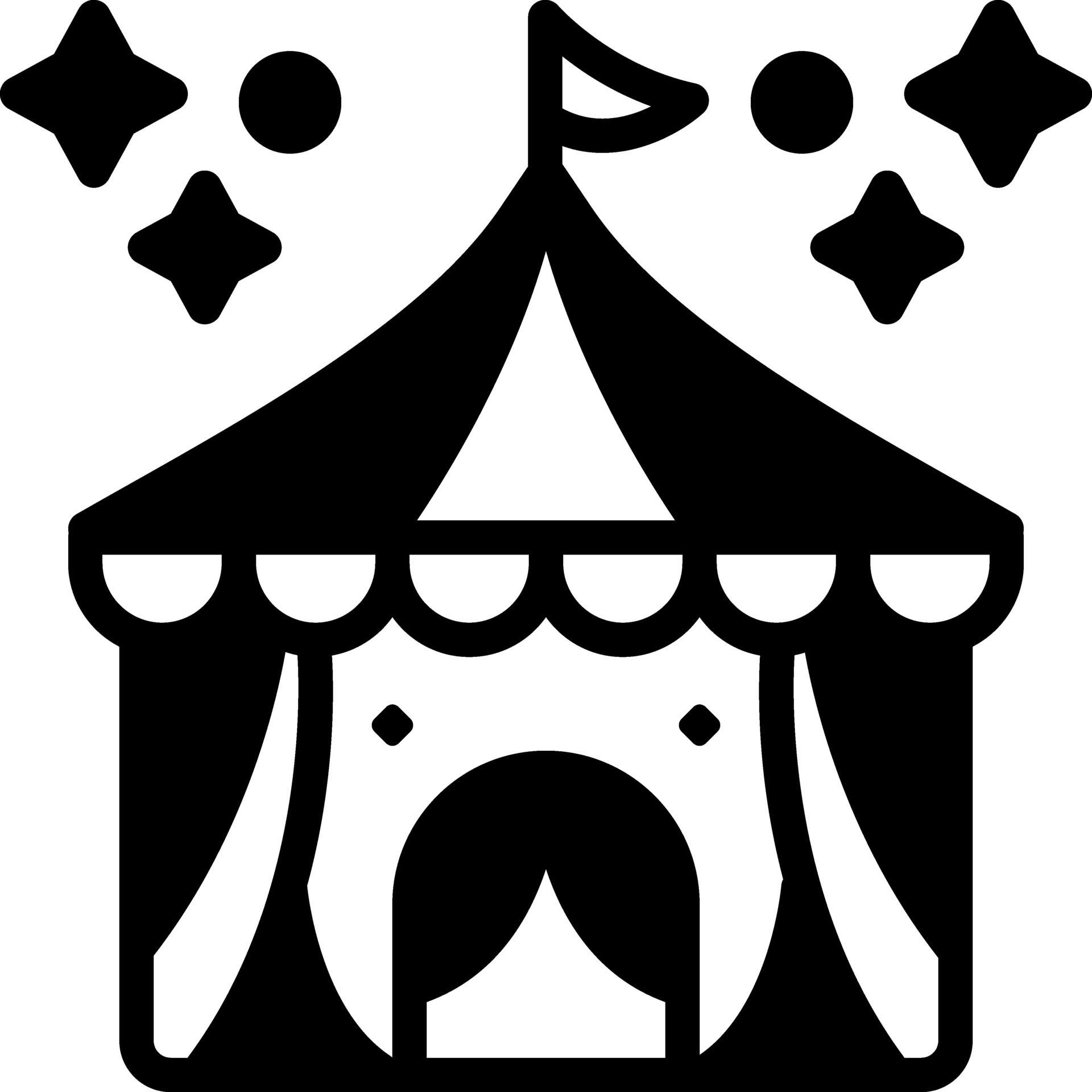 solid icon for circus 34119981 Vector Art at Vecteezy