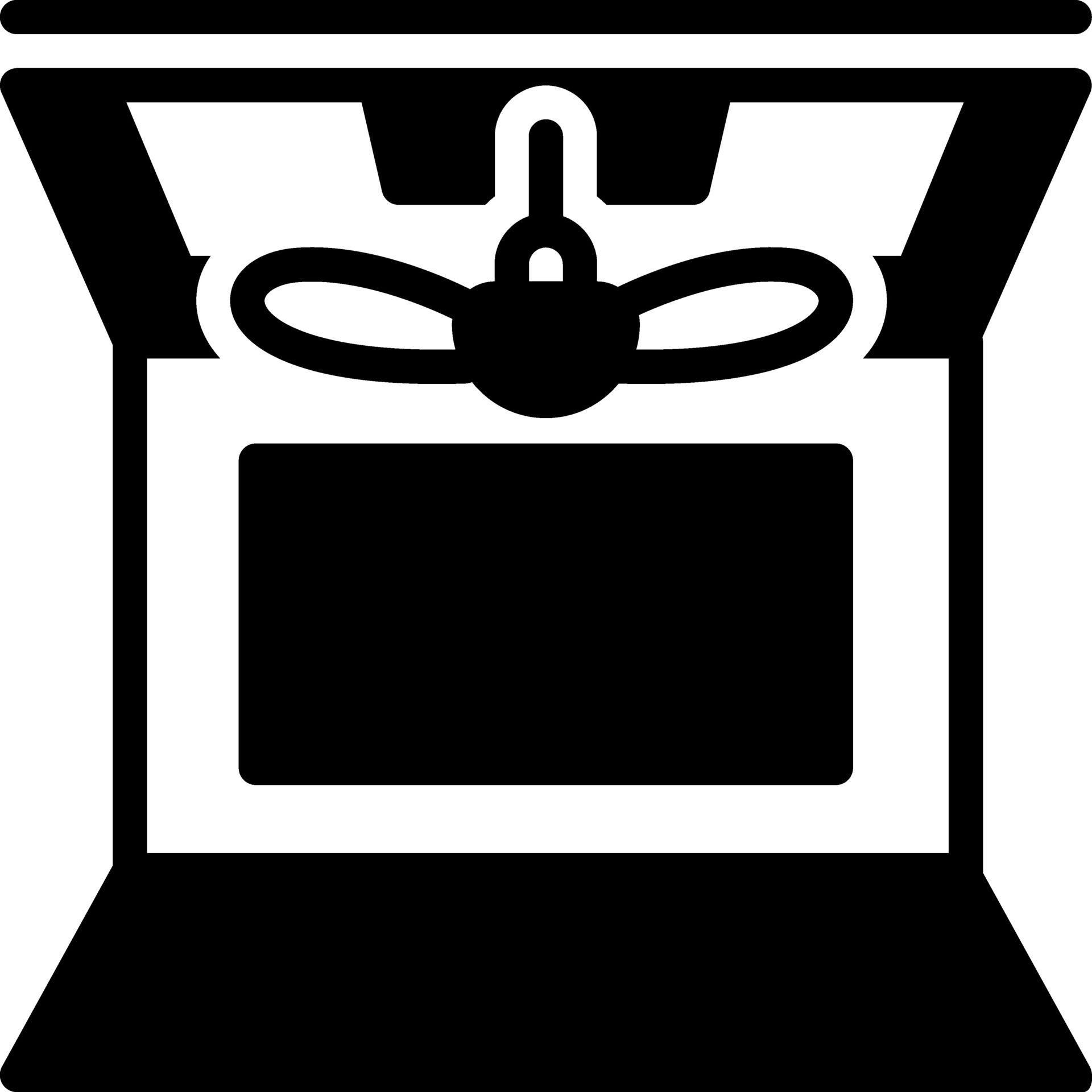 solid icon for ceiling 34119982 Vector Art at Vecteezy