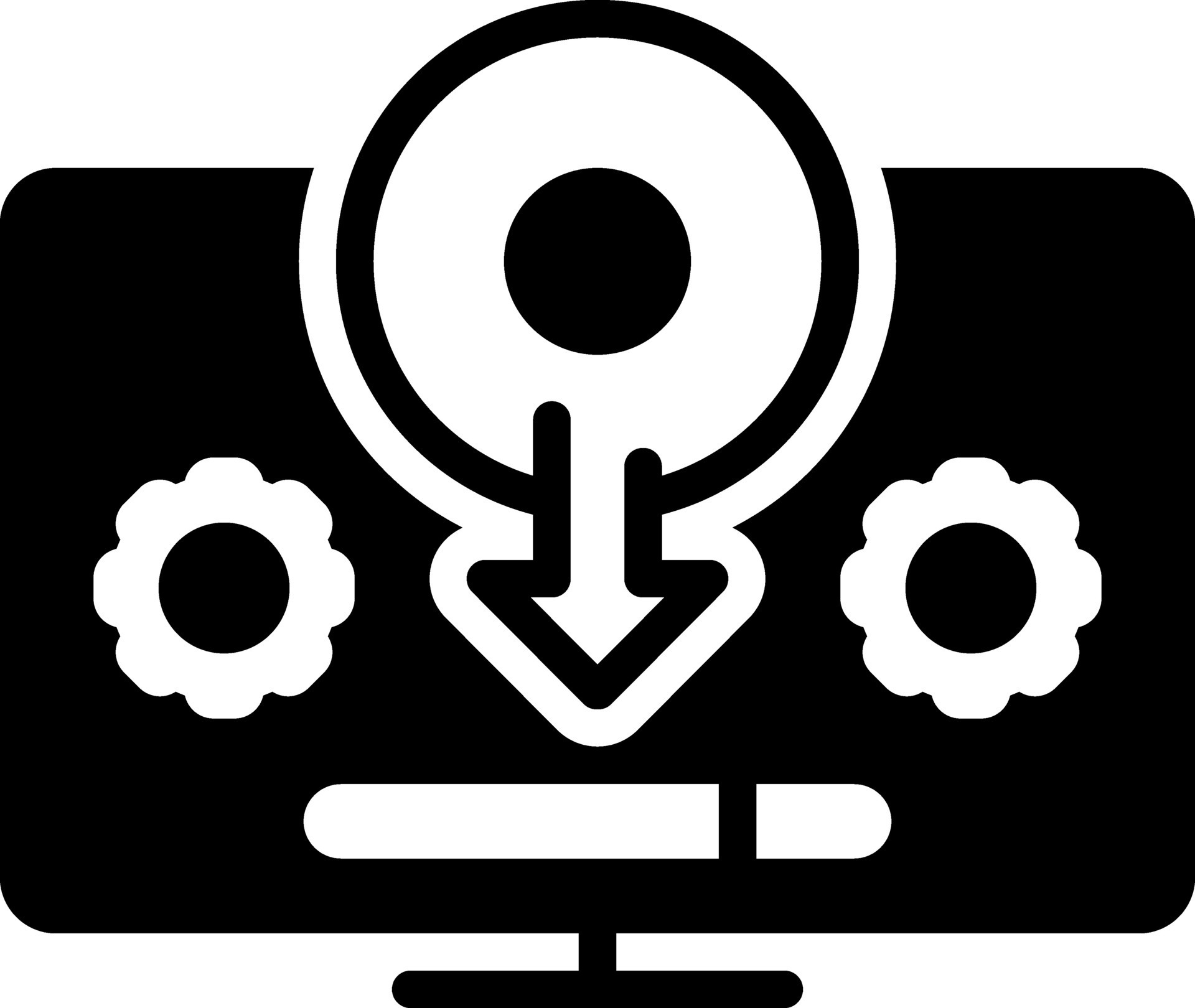 solid icon for install 34120126 Vector Art at Vecteezy