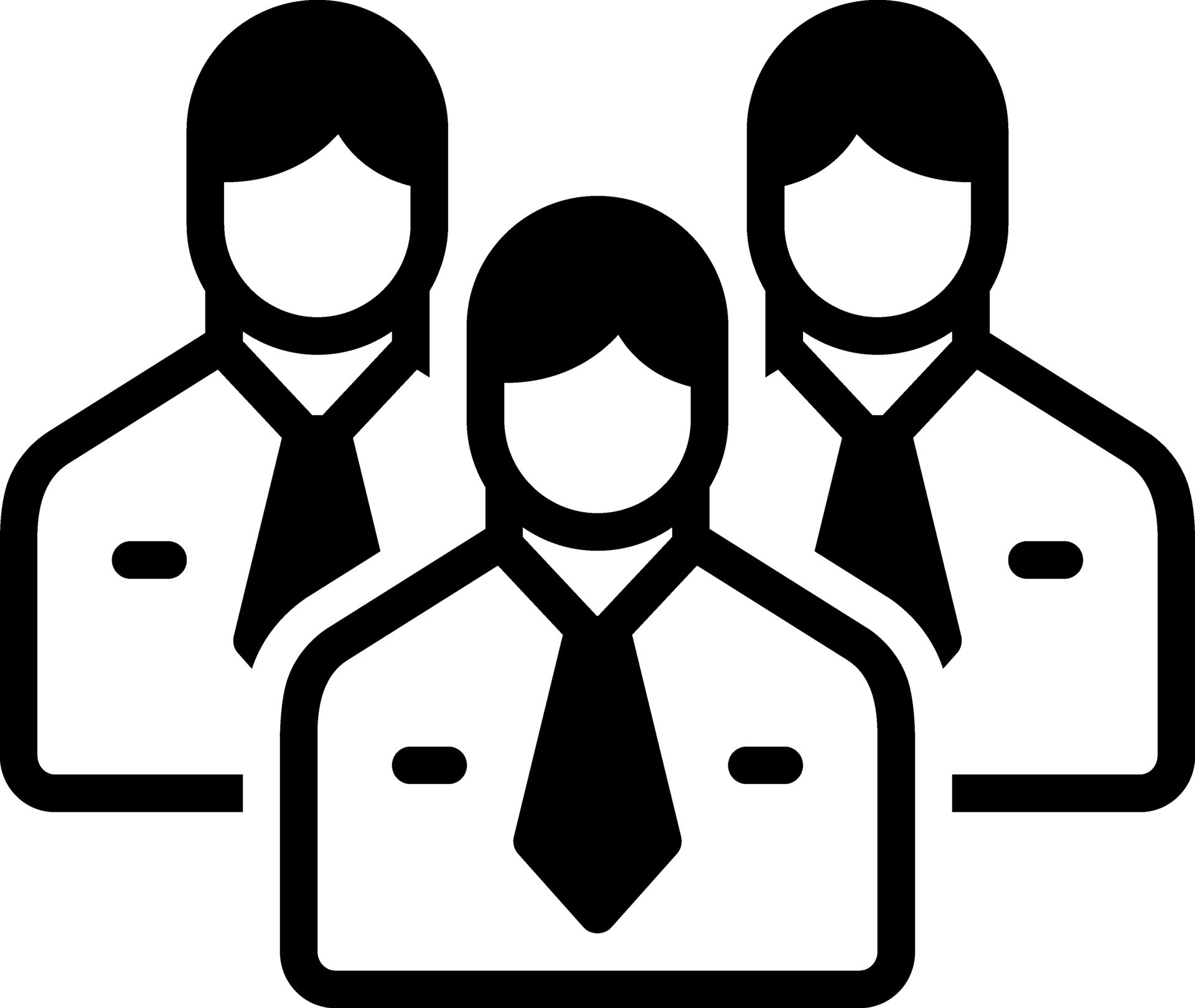 solid icon for managers 34120136 Vector Art at Vecteezy