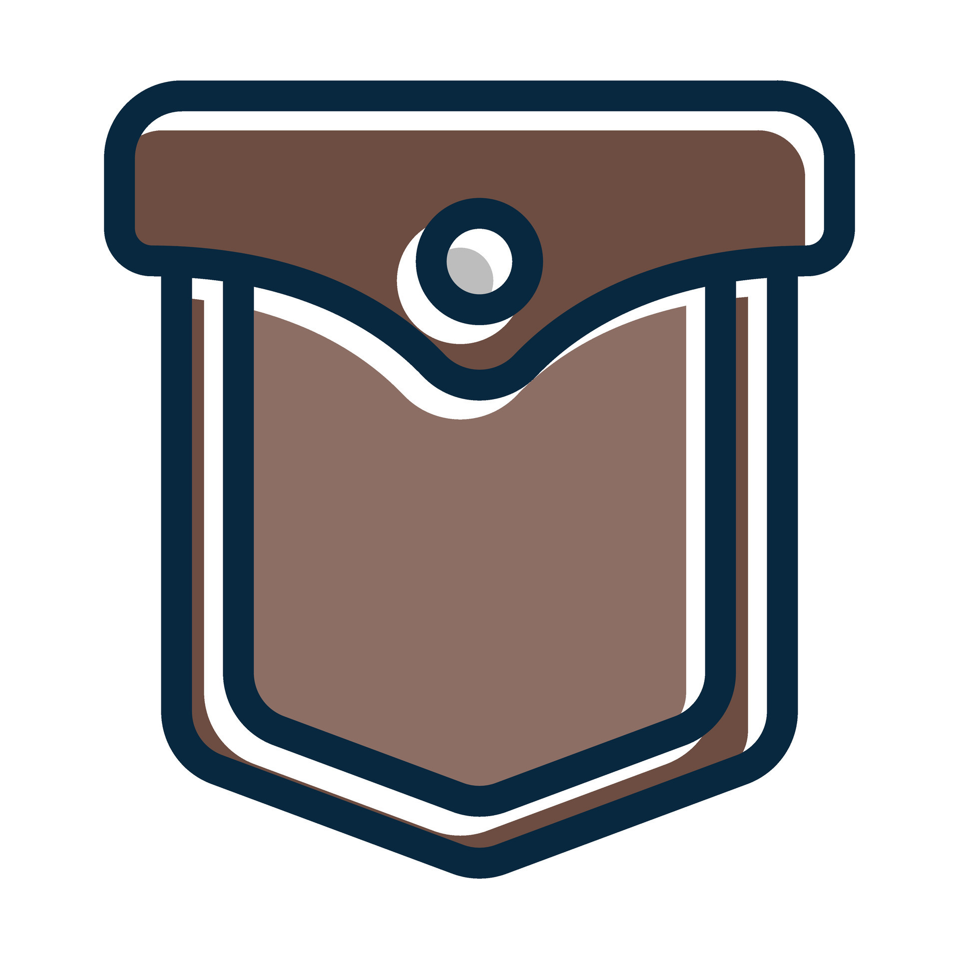 Pocket Vector Thick Line Filled Dark Colors 34122087 Vector Art at Vecteezy