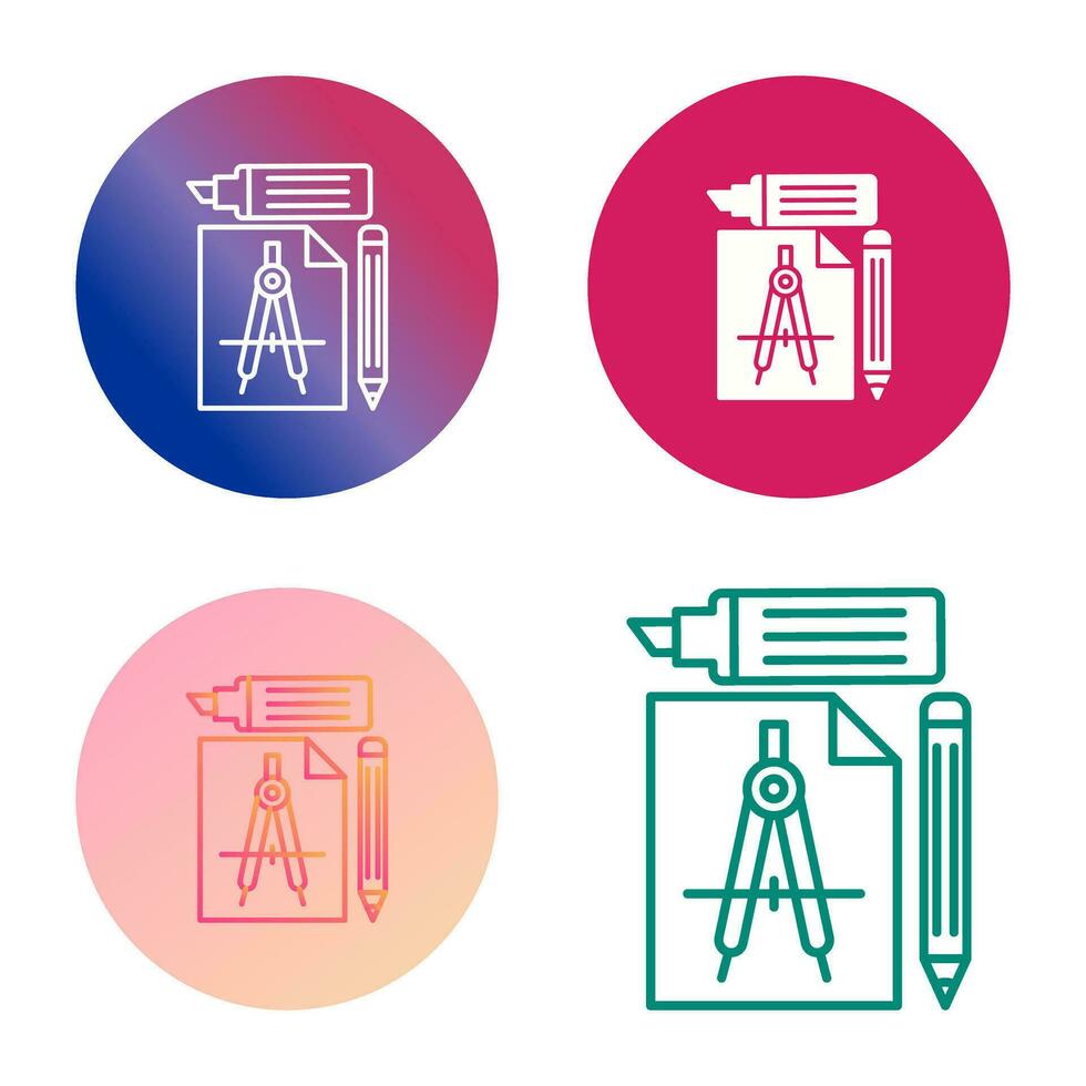 Study Tools Vector Icon 34124028 Vector Art at Vecteezy