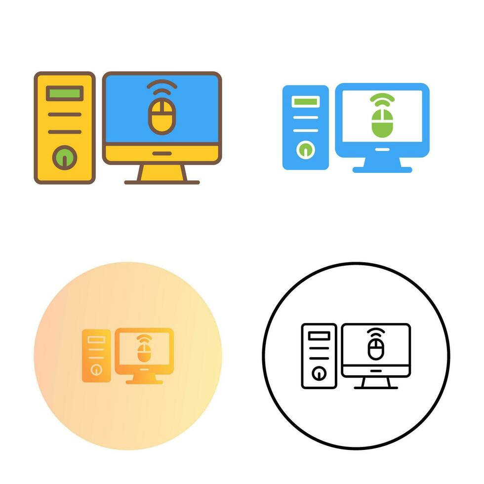 Desktop Computer Vector Icon 34128132 Vector Art at Vecteezy