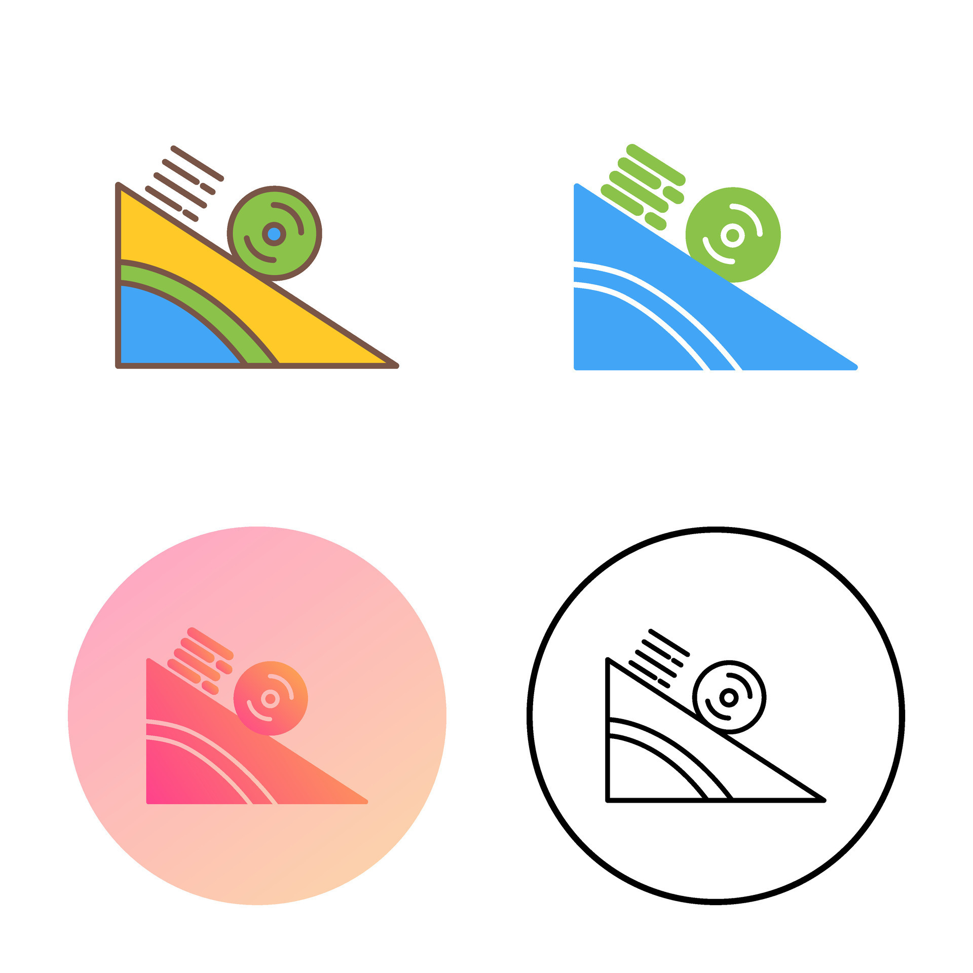 Rolling Vector Icon 34129113 Vector Art at Vecteezy