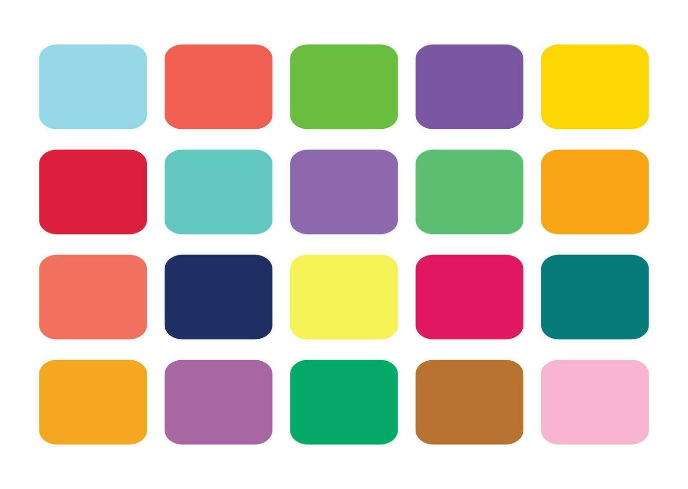 Amazing gradient color palette set vector illustration for your ...