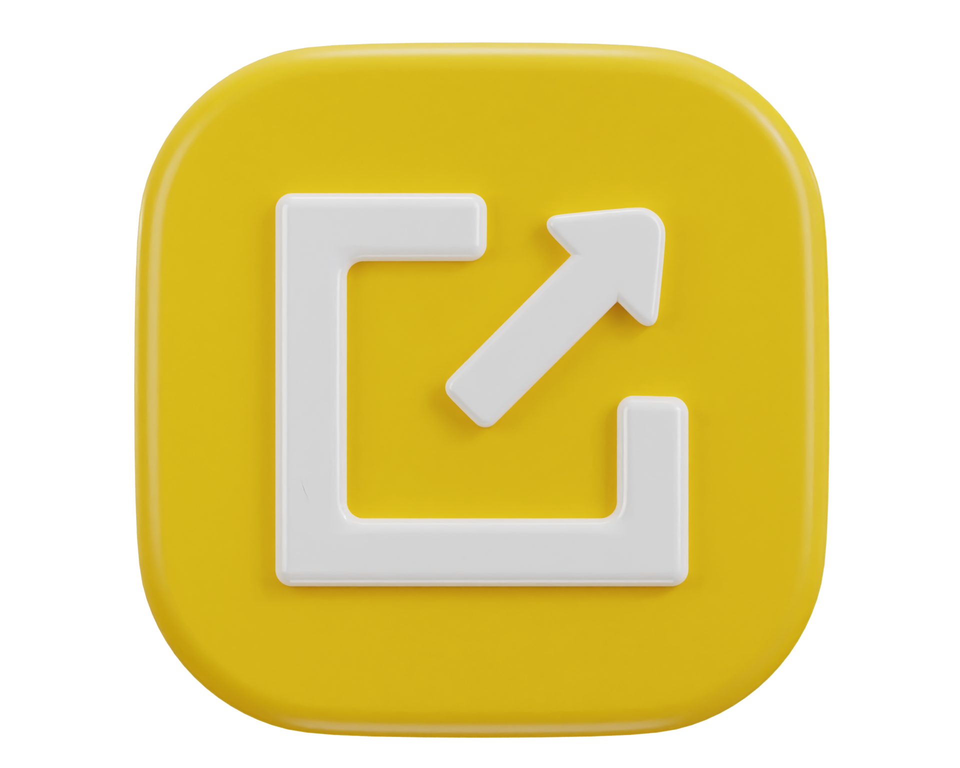 exit button emergency icon 3d rendering illustration 34132720 PNG