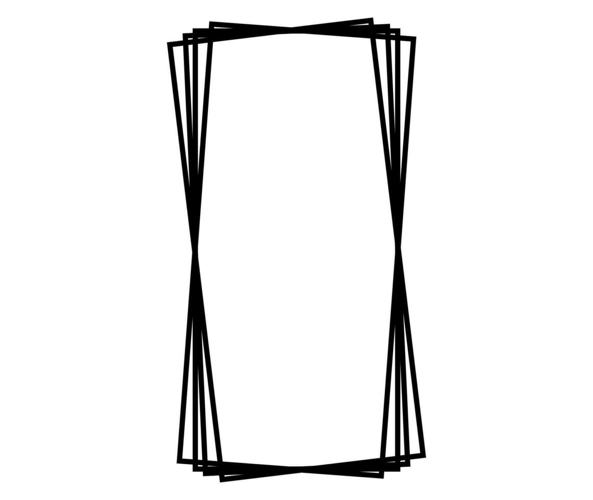 Square frame. Geometric abstract square element. Vector illustration ...