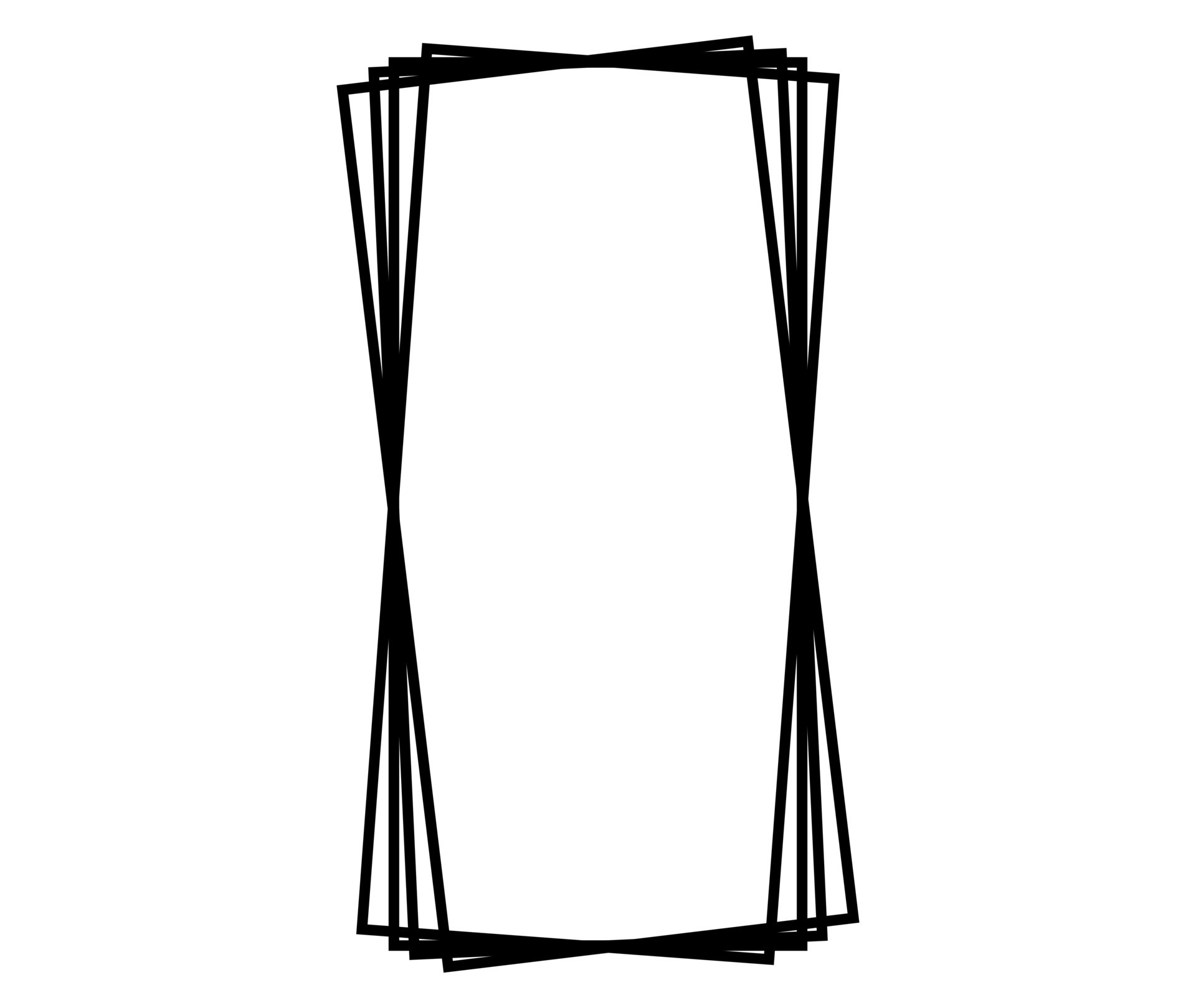 Square frame. Geometric abstract square element. Vector illustration ...