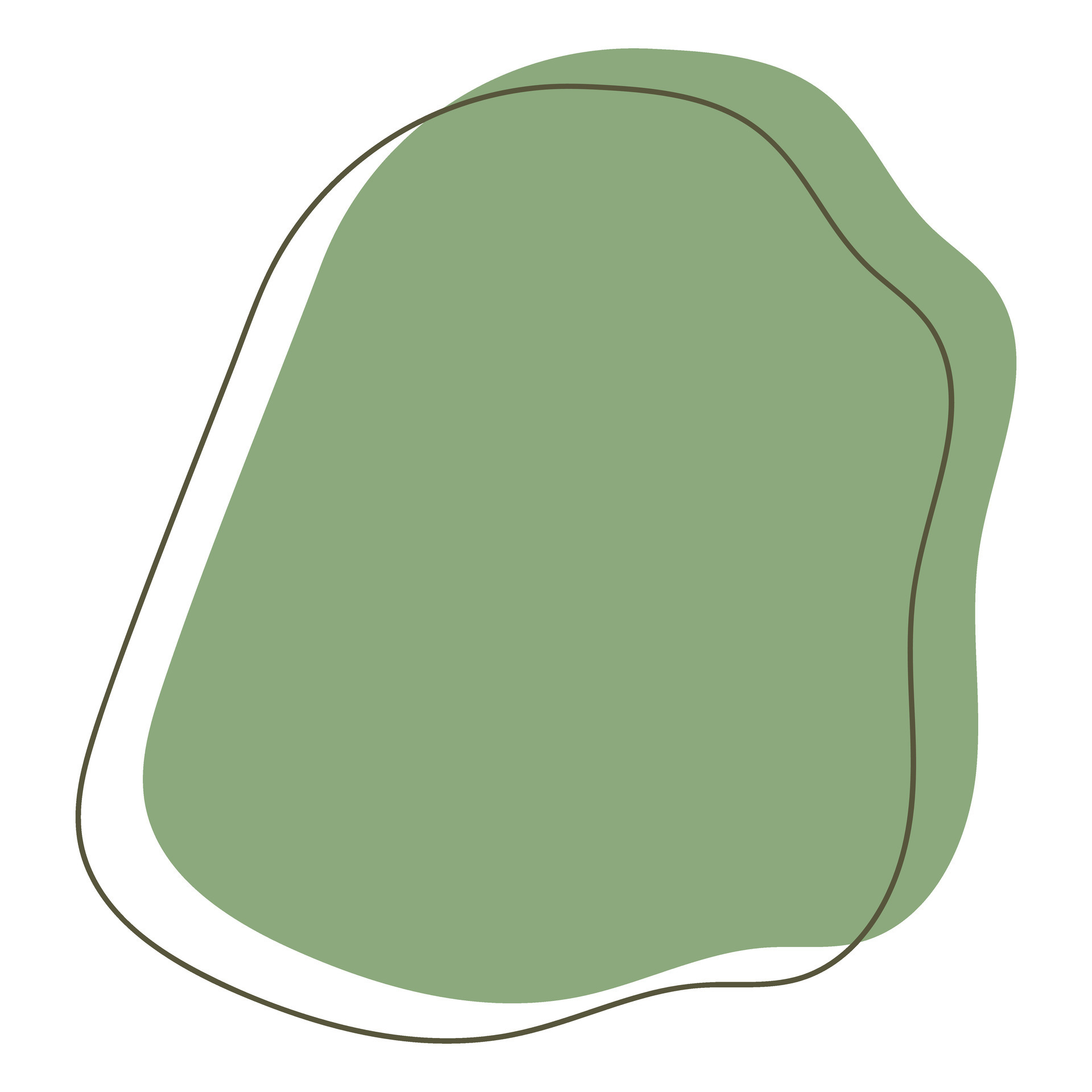 Abstract Blobs Green And Outline For Background 34135974 Vector Art At
