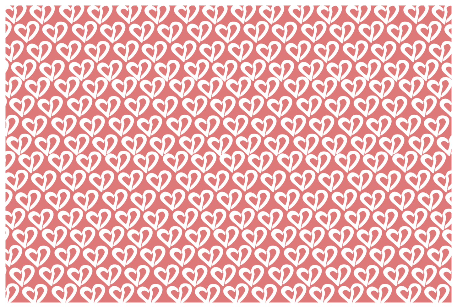 Valentine Love Pattern Background 34138867 Png