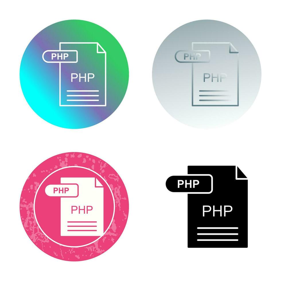 PHP Vector Icon 34145707 Vector Art at Vecteezy