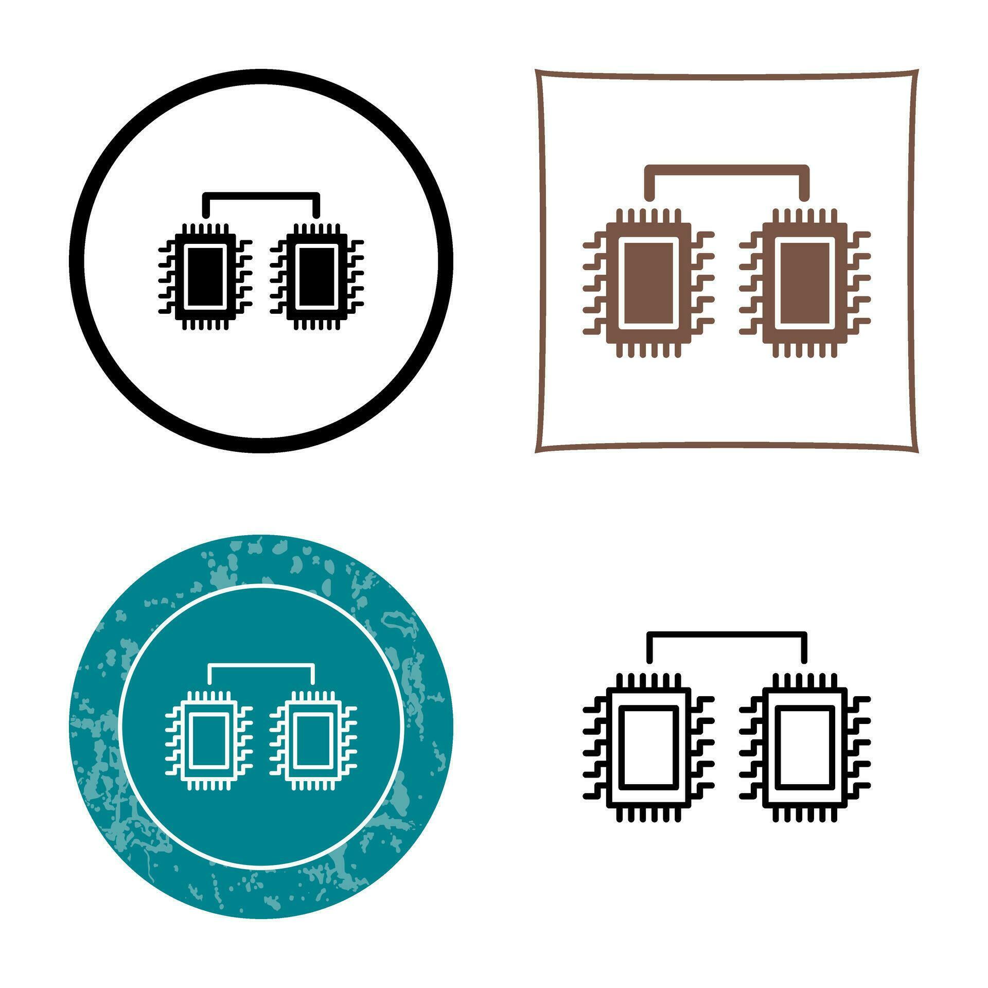 Processors Connected Vector Icon 34147910 Vector Art at Vecteezy