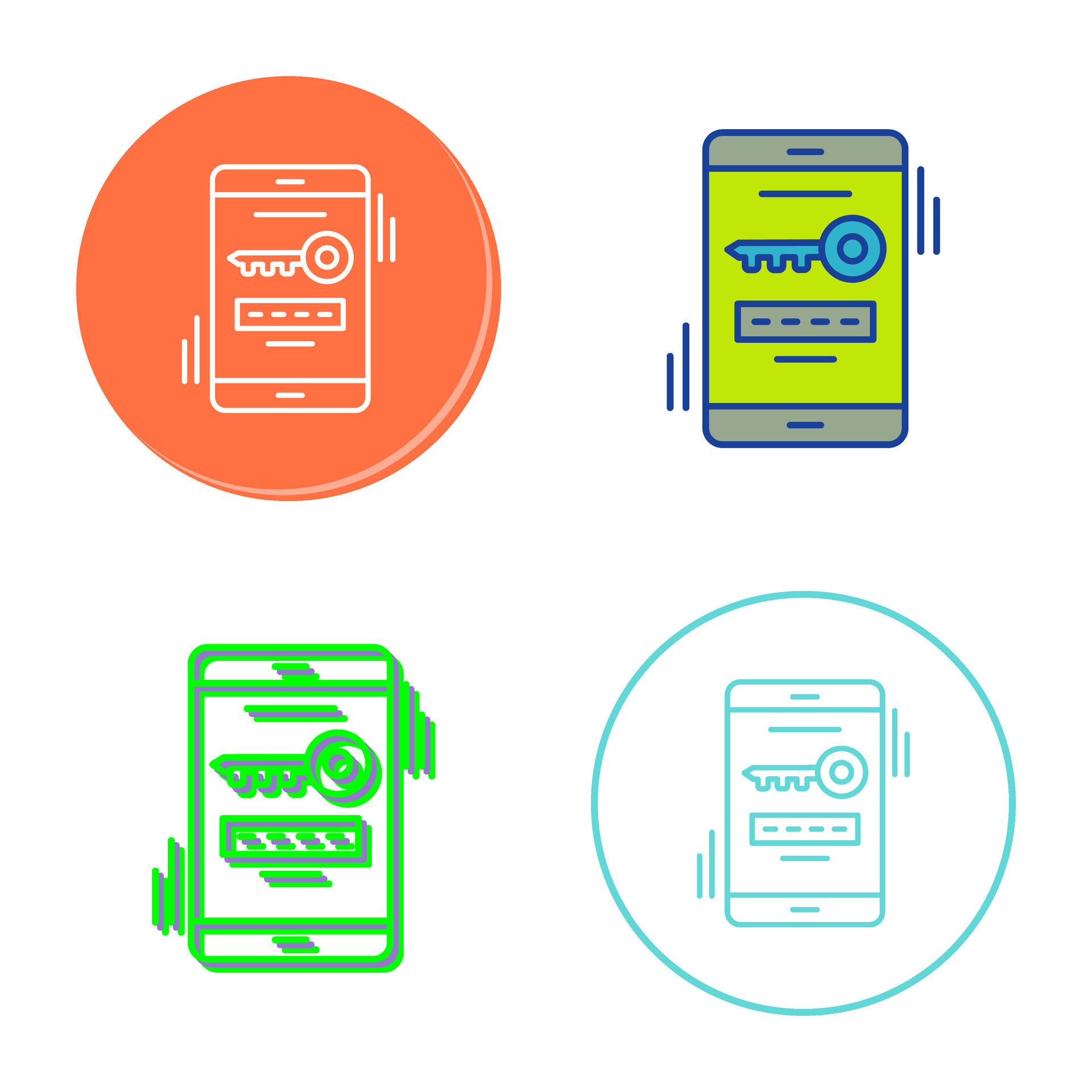 One Time Password Vector Icon 34150696 Vector Art At Vecteezy