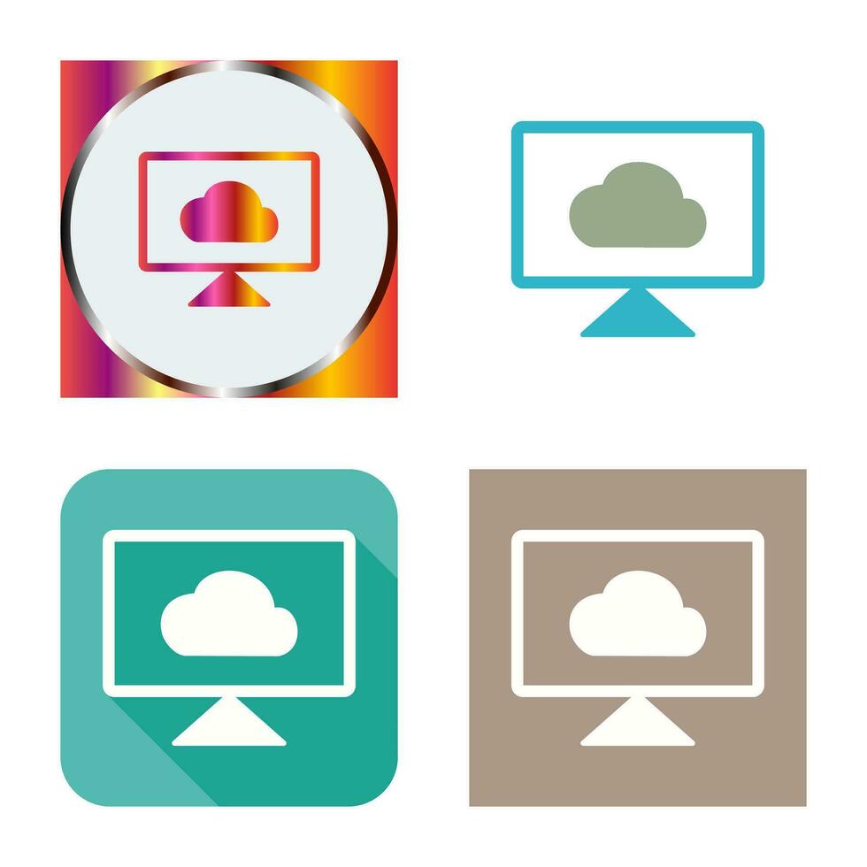 Cloud System Vector Icon 34155186 Vector Art at Vecteezy