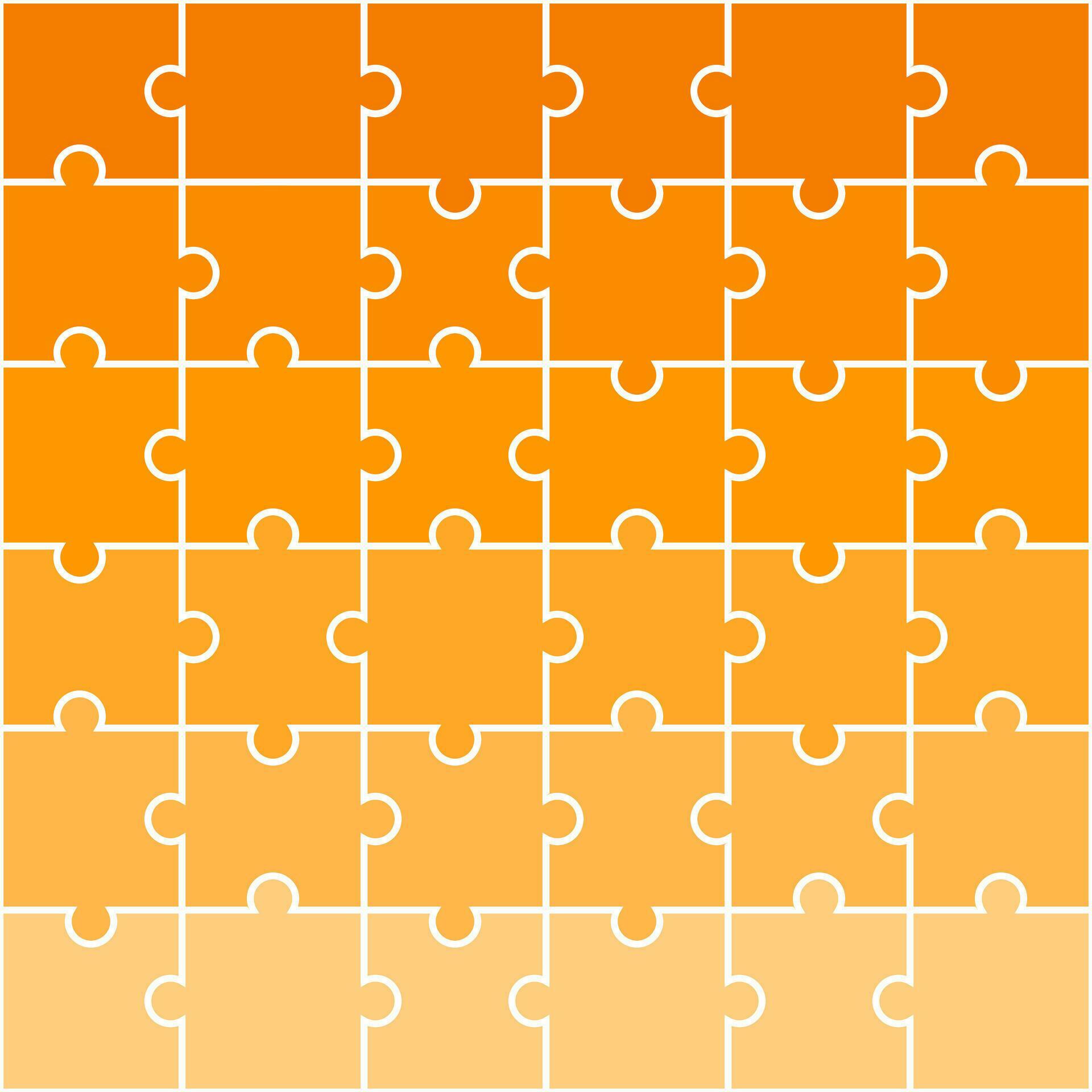 Orange Shade Jigsaw Pattern Jigsaw Line Pattern Jigsaw Seamless Pattern Decorative Elements