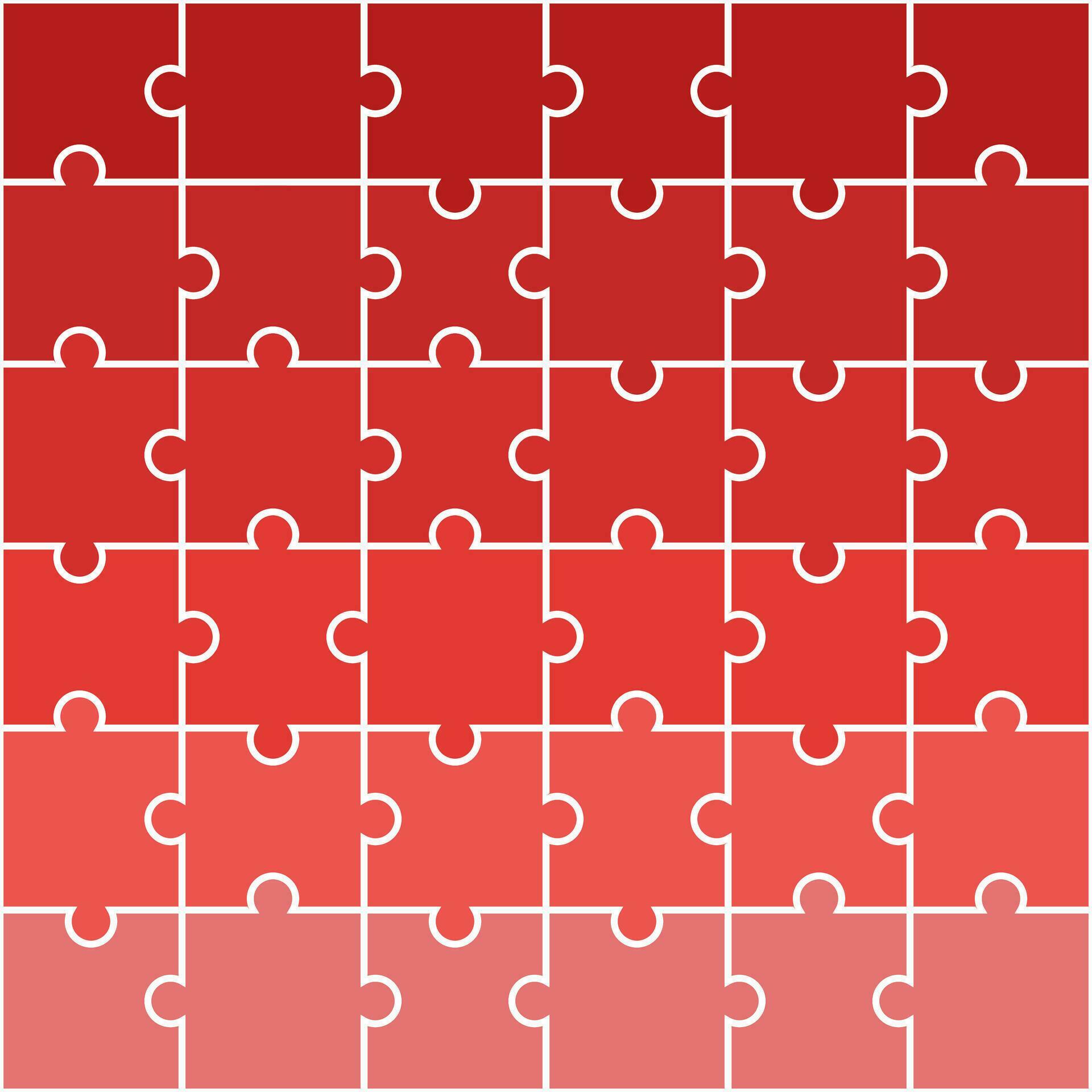 Red Shade Jigsaw Pattern Jigsaw Line Pattern Jigsaw Seamless Pattern Decorative Elements